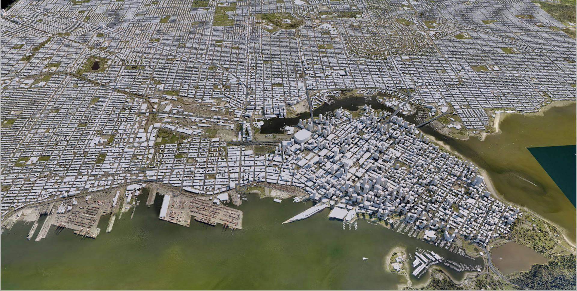 Vancouver Canada - 3D Model by 3dstudio