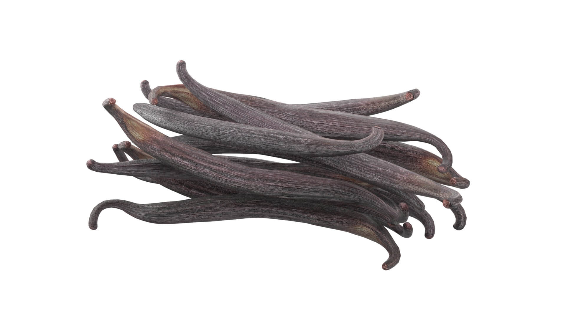 Vanilla Sticks Bunch Pile - 3D Model by 3dstudio