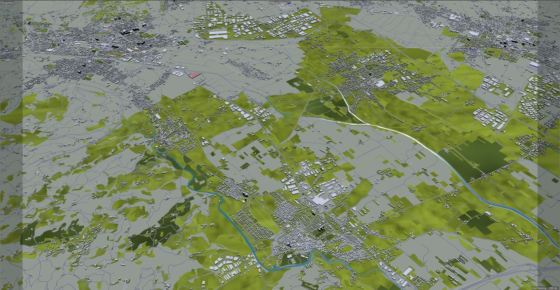 Verona, Italy 120km - 3D Model by 3dstudio