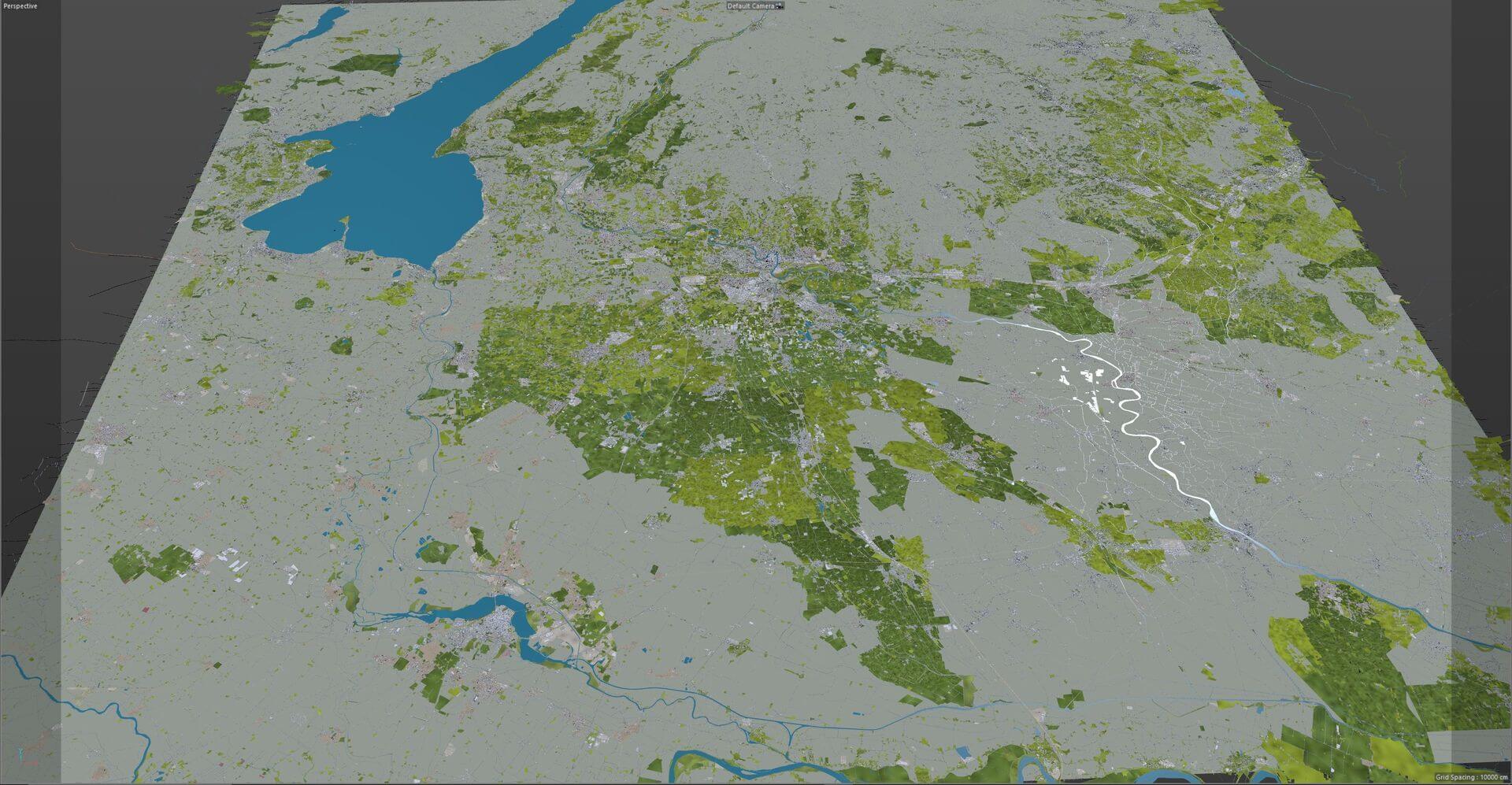 Verona, Italy 120km - 3D Model by 3dstudio