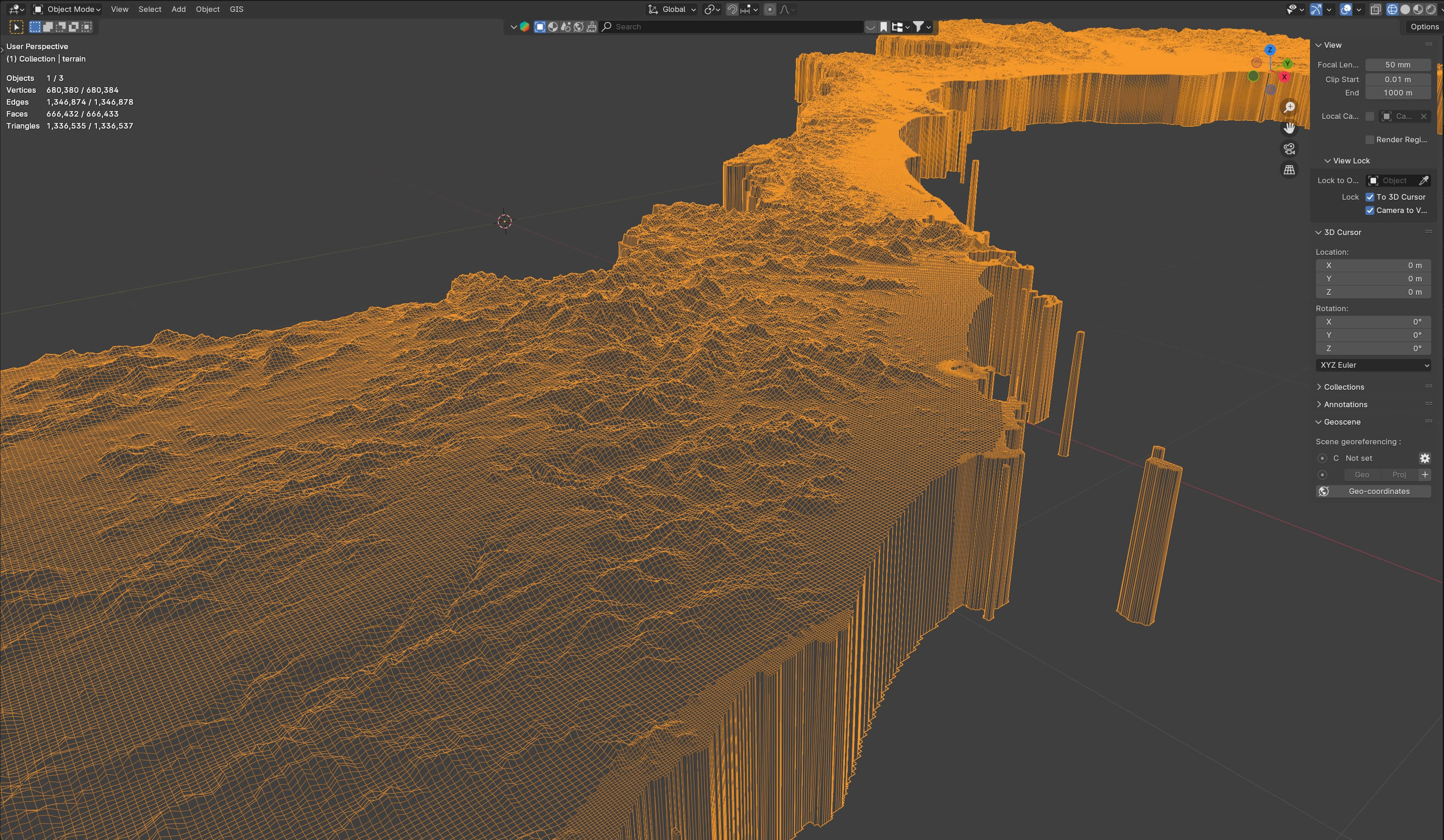 Viet Nam Terrain Map - 3D Model by 3dstudio