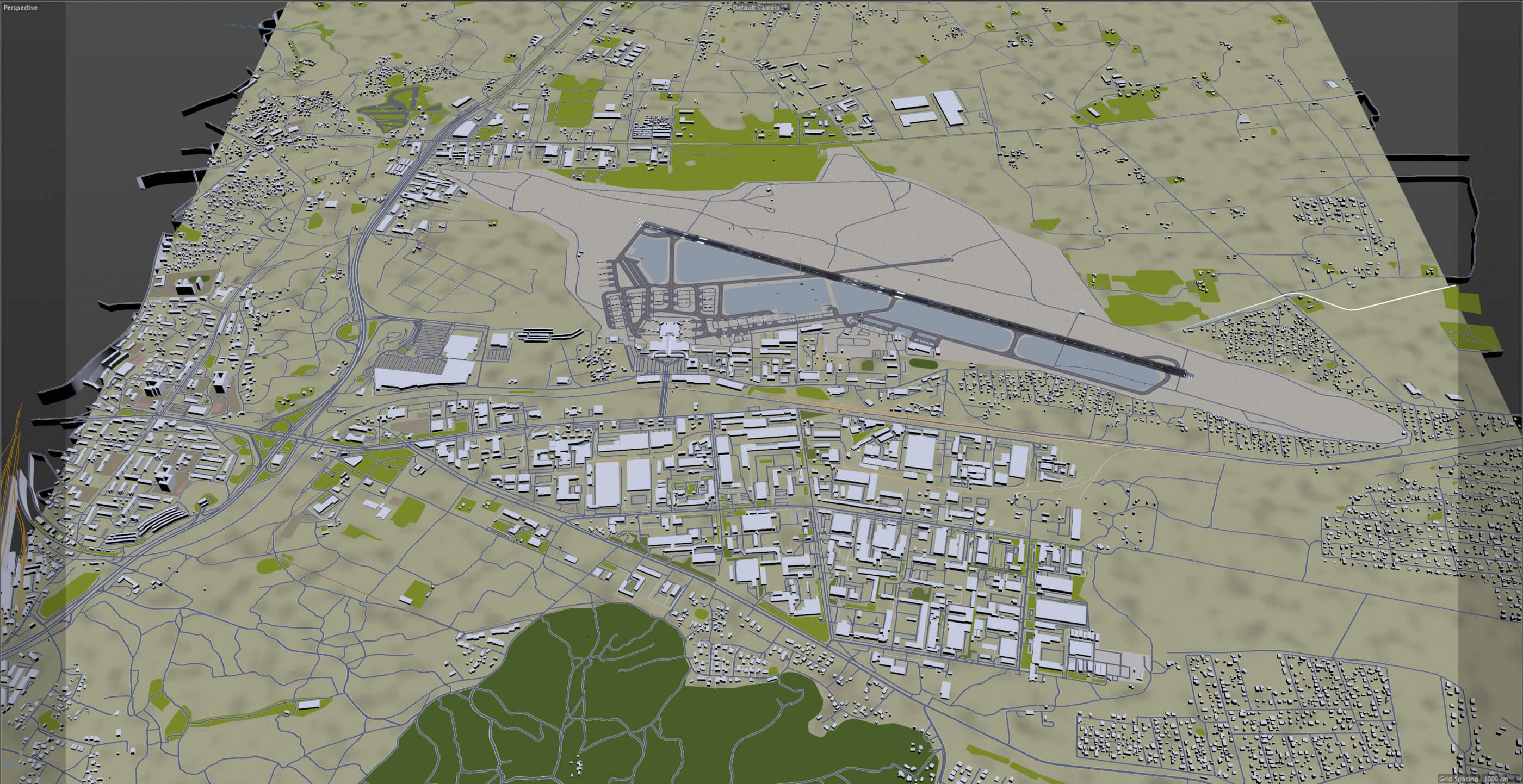 Vilnius Airport - 3D Model by 3dstudio