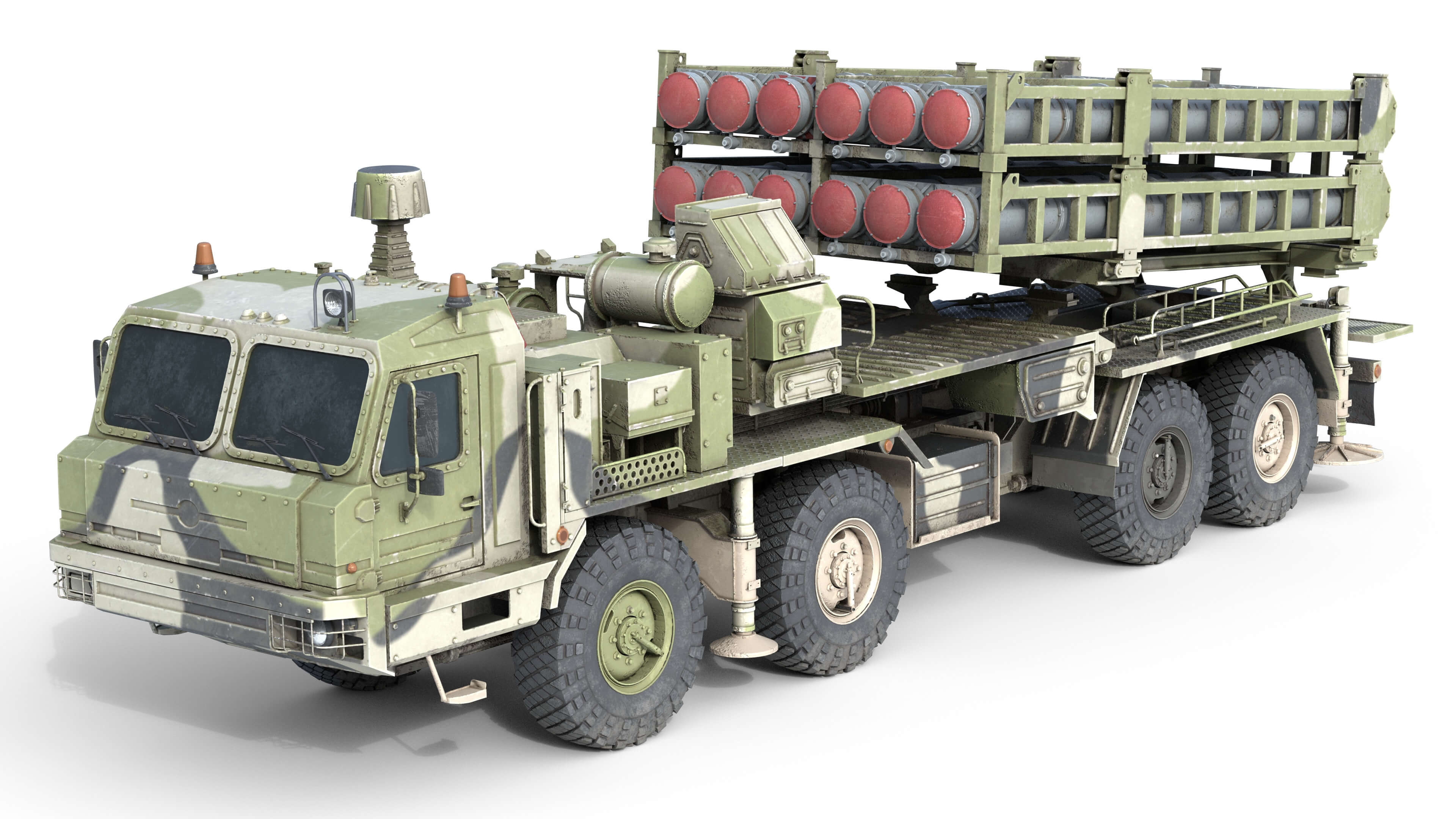 Vityaz S350E Missile Launcher - 3D Model by 3dstudio