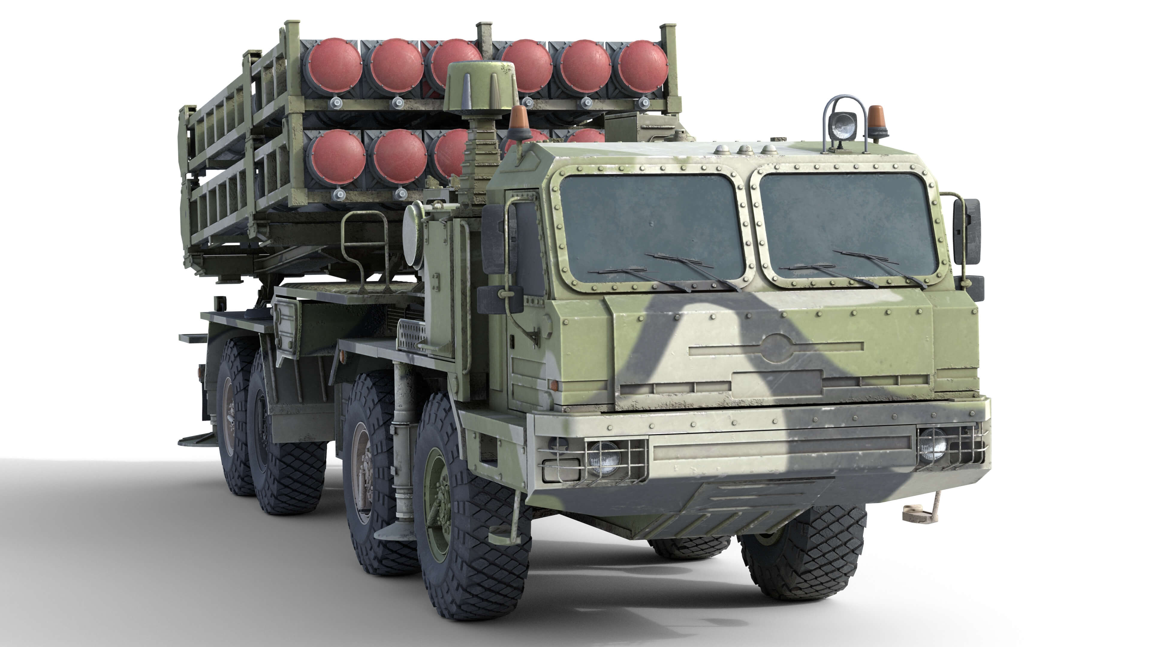 Vityaz S350E Missile Launcher - 3D Model by 3dstudio