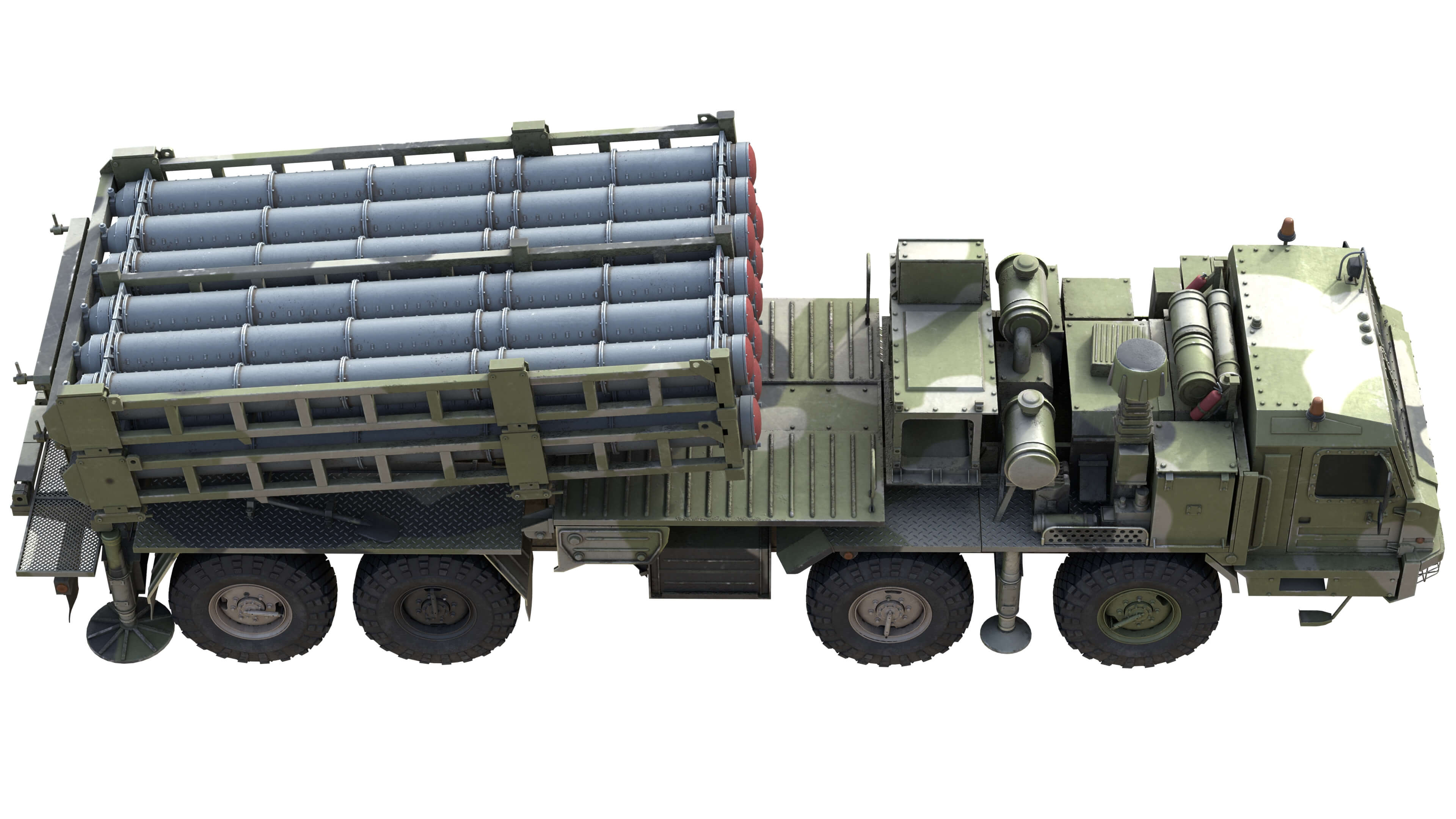 Vityaz S350E Missile Launcher - 3D Model by 3dstudio