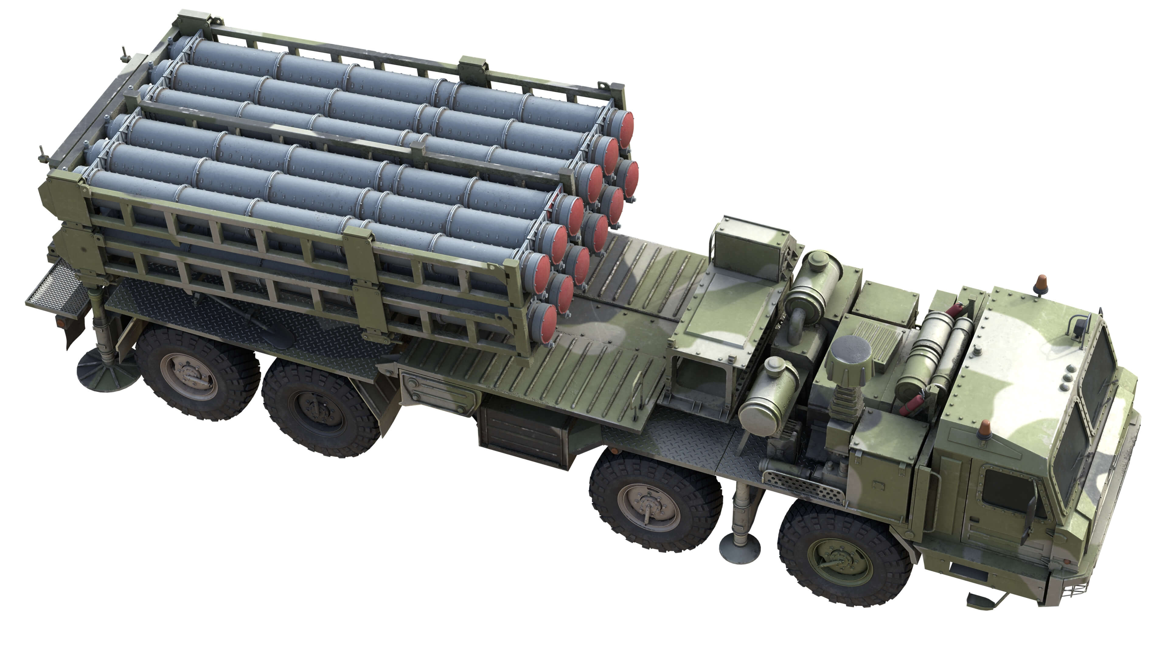 Vityaz S350E Missile Launcher - 3D Model by 3dstudio