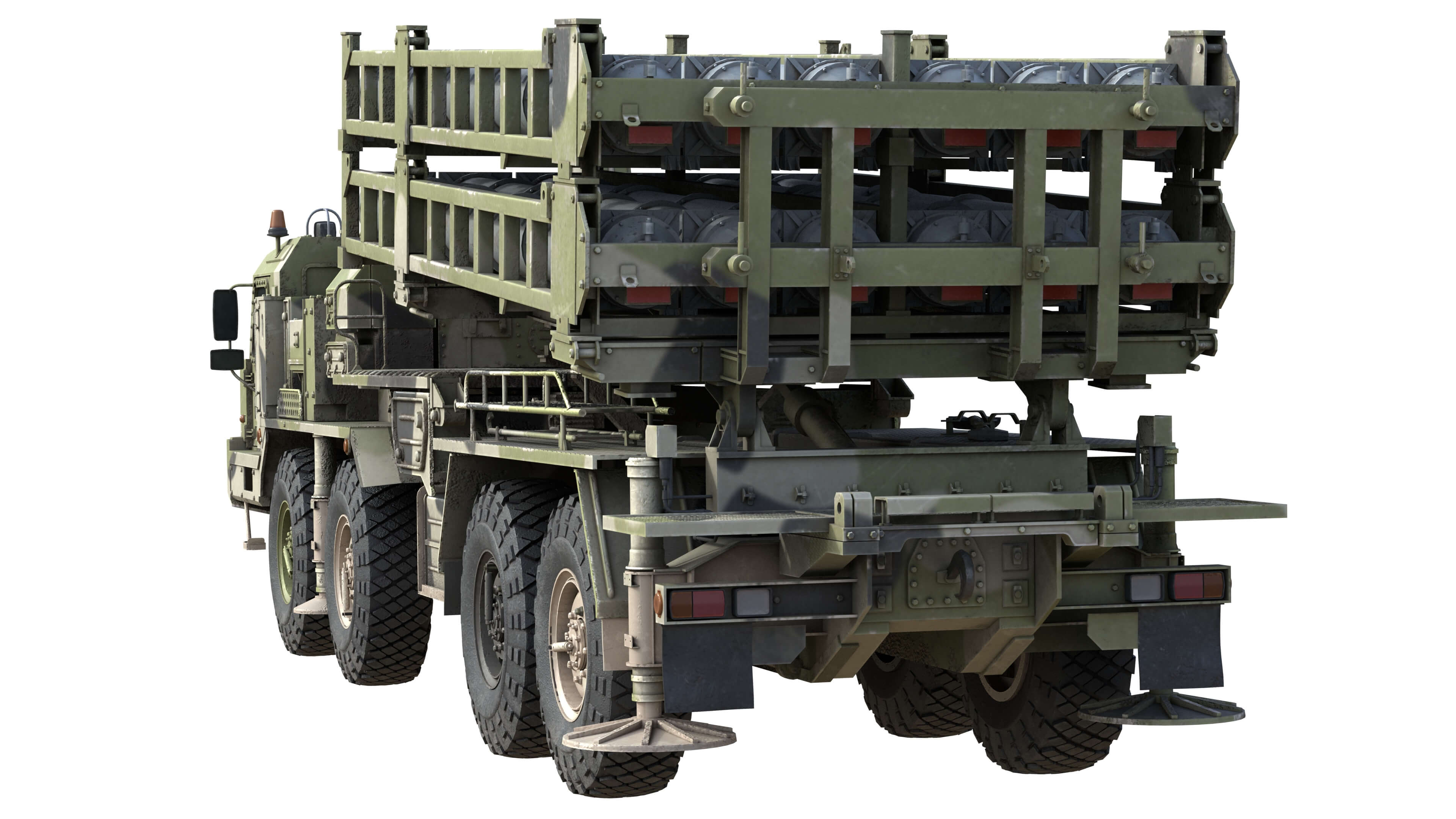 Vityaz S350E Missile Launcher - 3D Model by 3dstudio