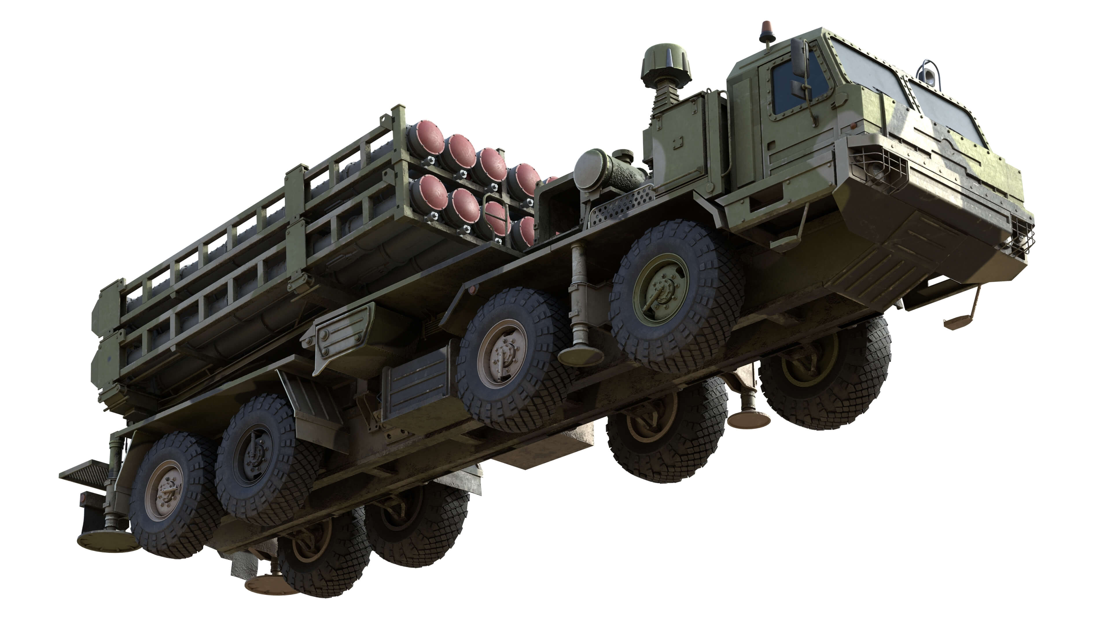 Vityaz S350E Missile Launcher - 3D Model by 3dstudio