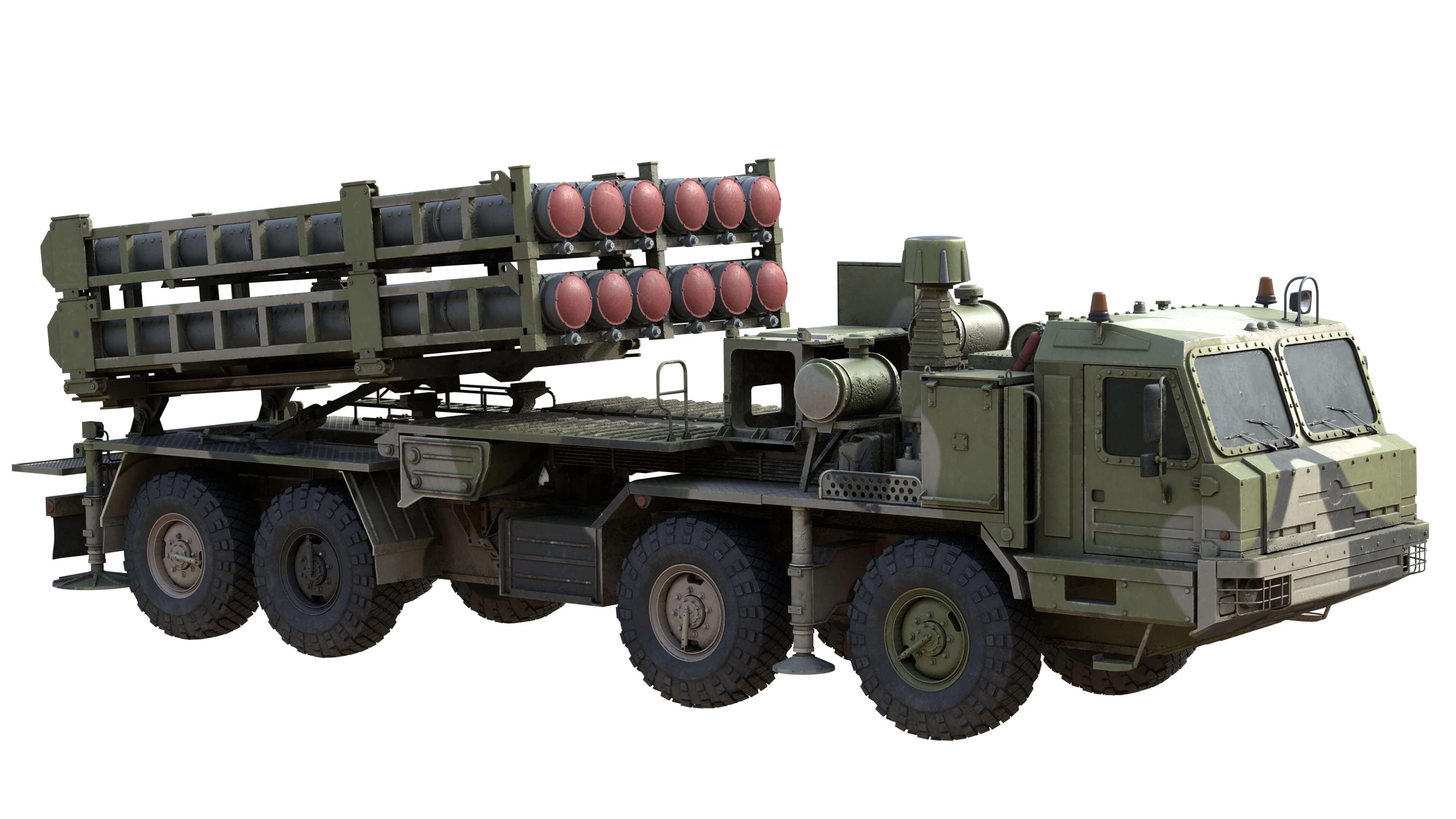 Vityaz S350E Missile Launcher - 3D Model by 3dstudio