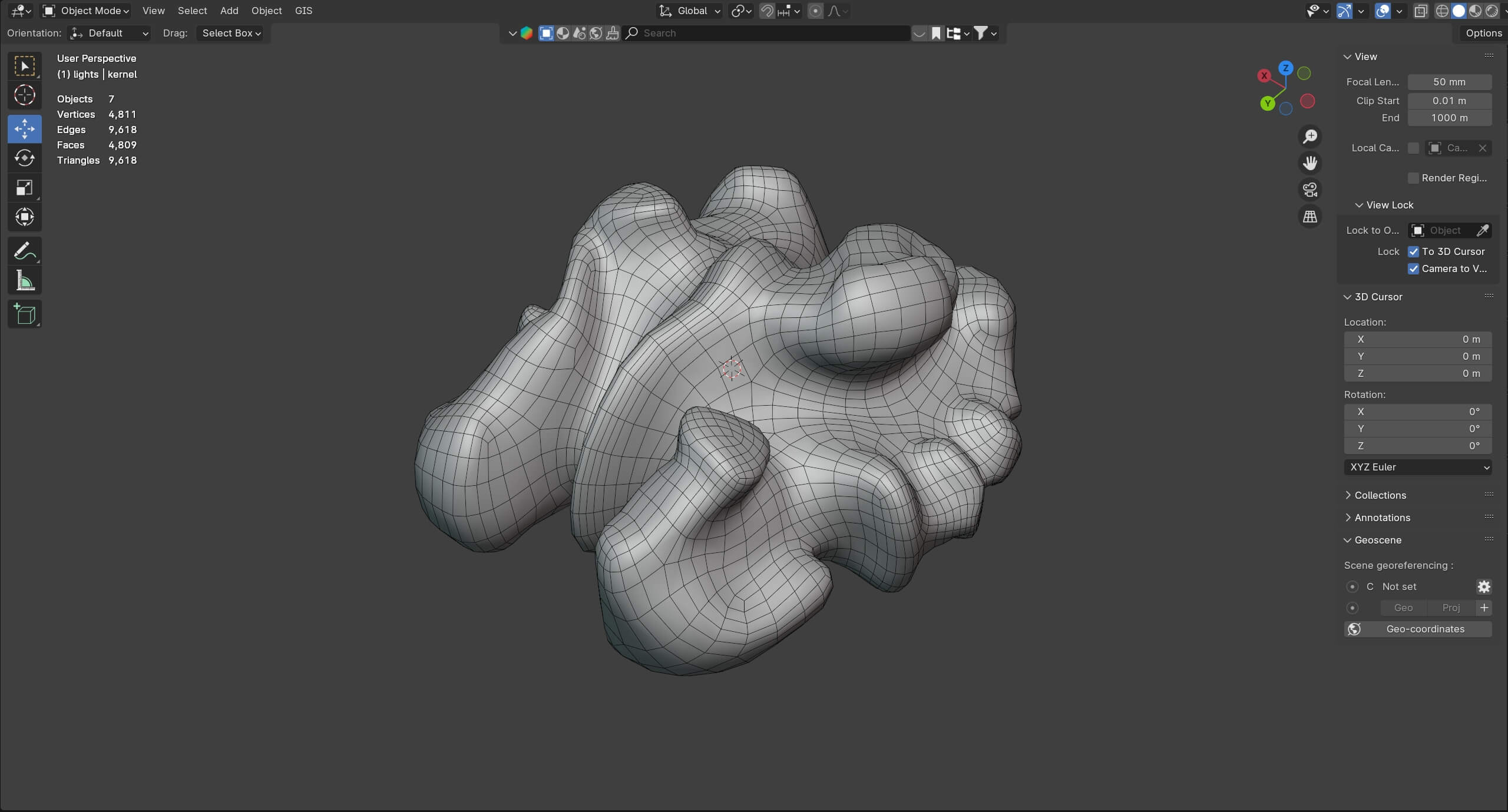 Walnut Kernel V4 - 3D Model by 3dstudio