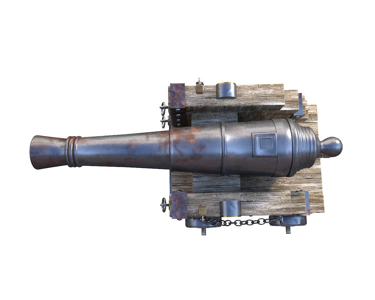 War Canon 3D Model by 3dstudio