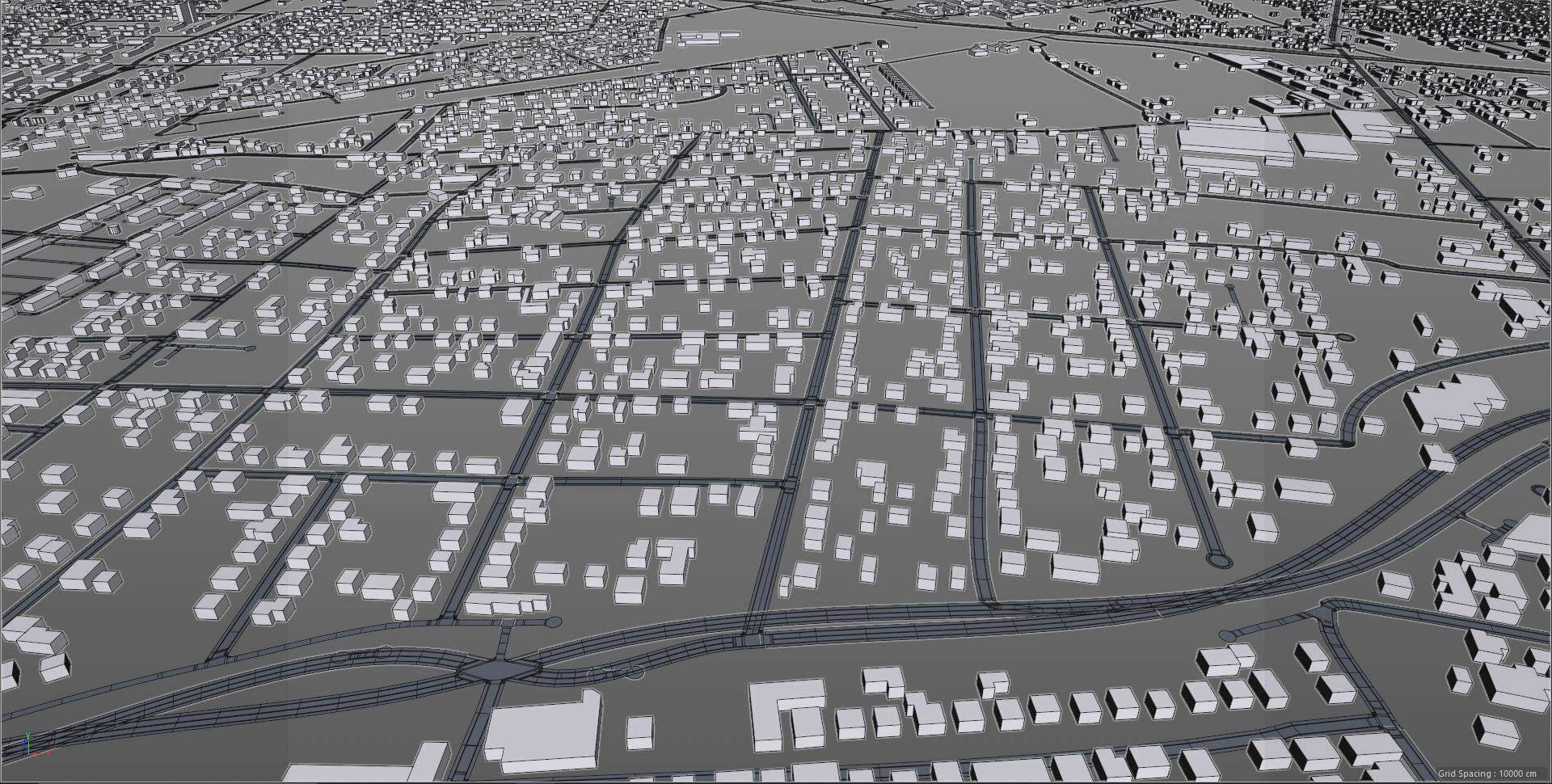 Warsaw Poland - 3D Model by 3dstudio