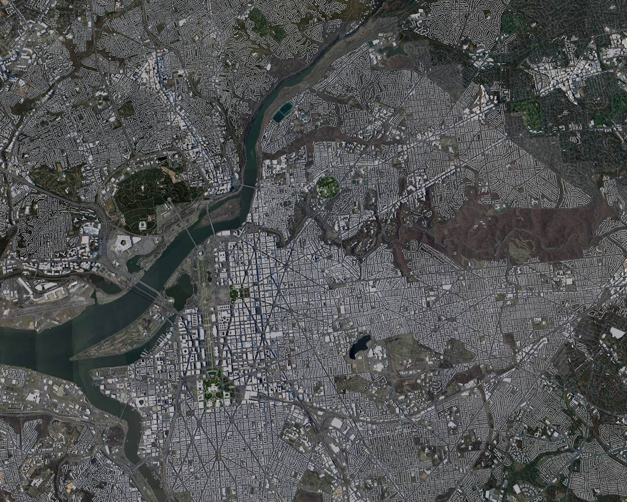 Washington DC - 3D Model by 3dstudio