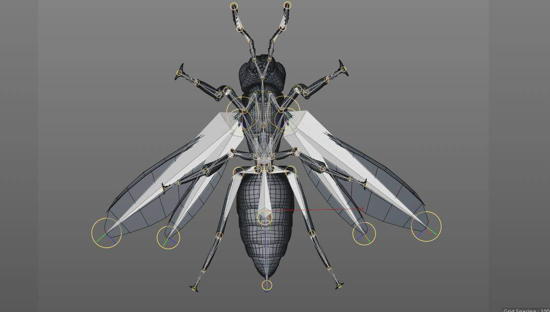 Wasp - 3D Model by 3dstudio
