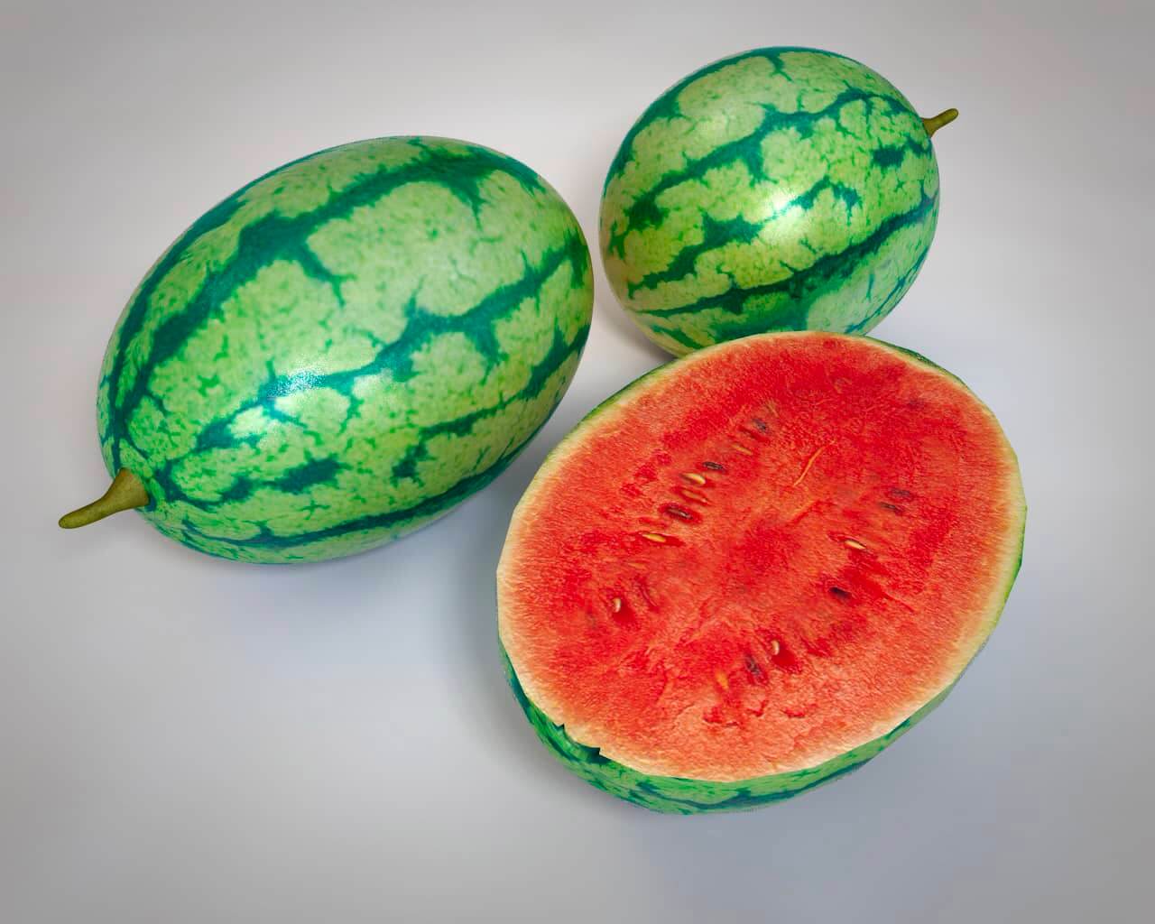 Watermelon - 3D Model by 3dstudio