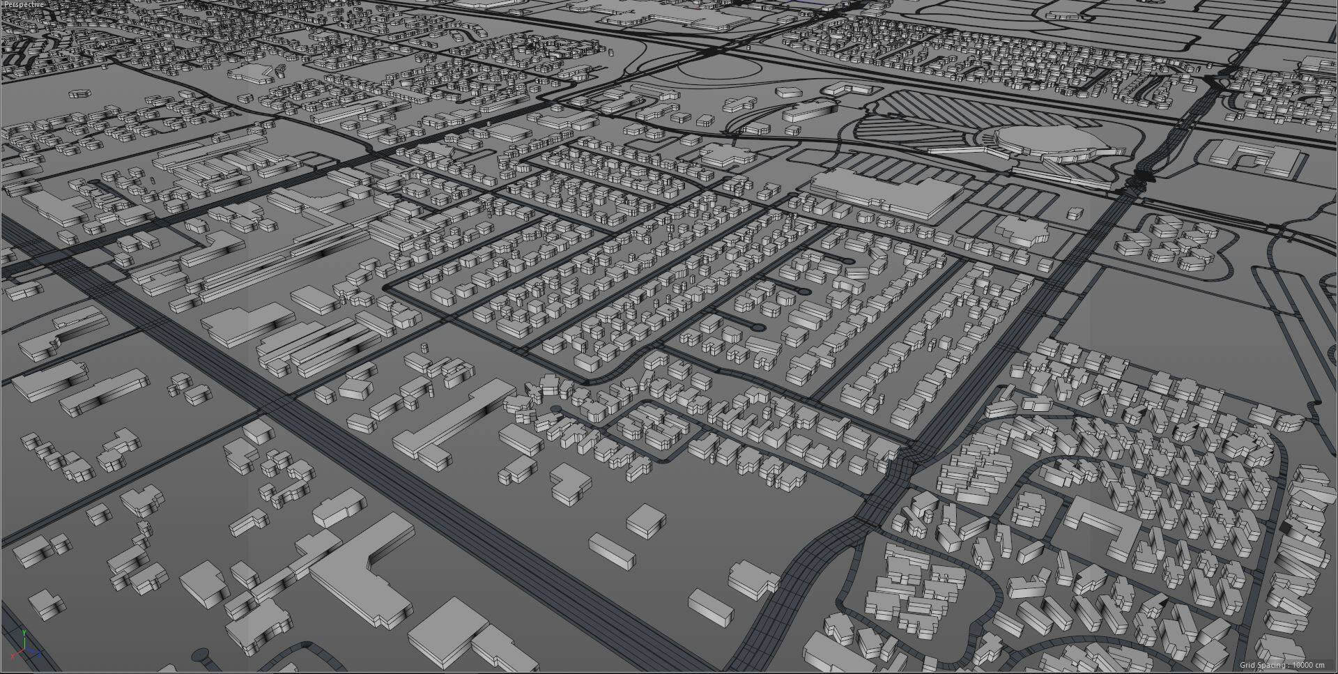 West Valley City Utah - 3D Model by 3dstudio