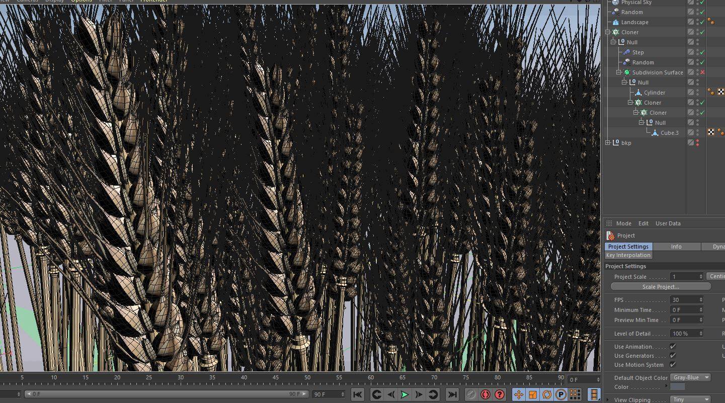 Wheat - 3D Model by 3dstudio