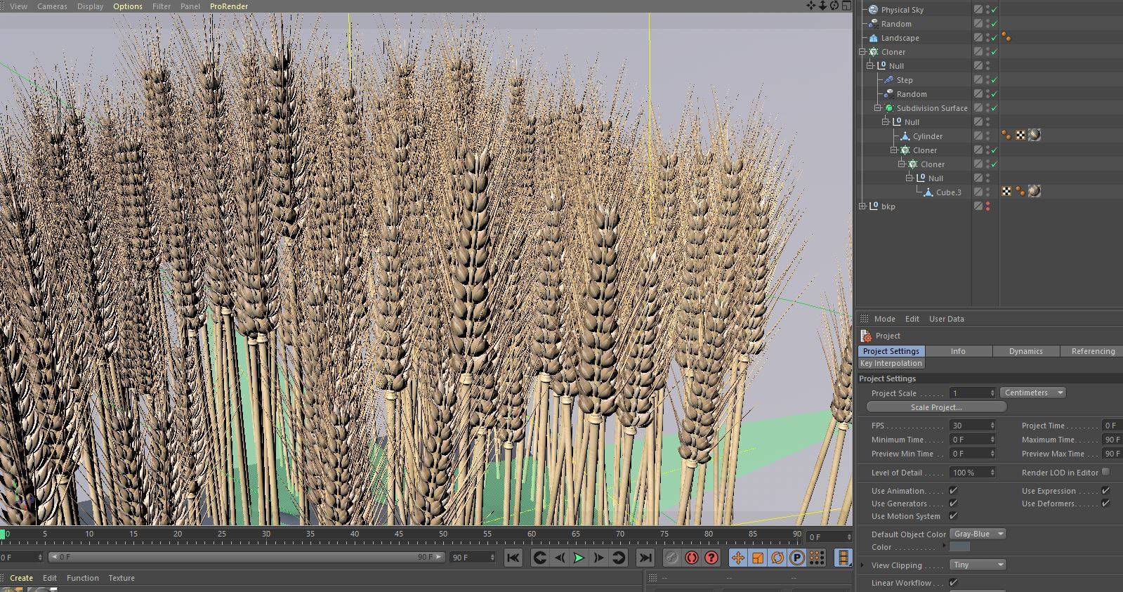 Wheat - 3D Model by 3dstudio