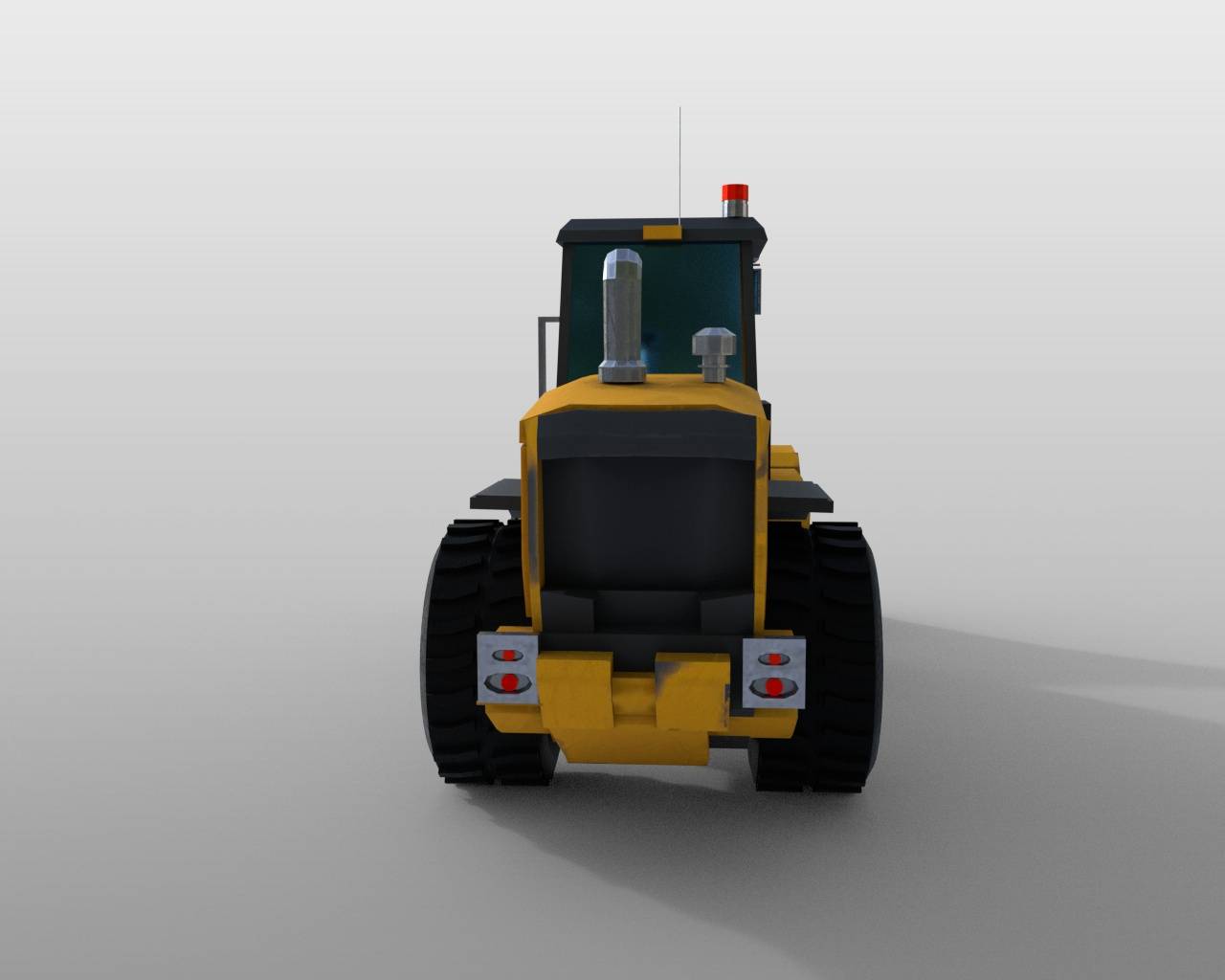 Wheel Loader - 3D Model by 3dstudio
