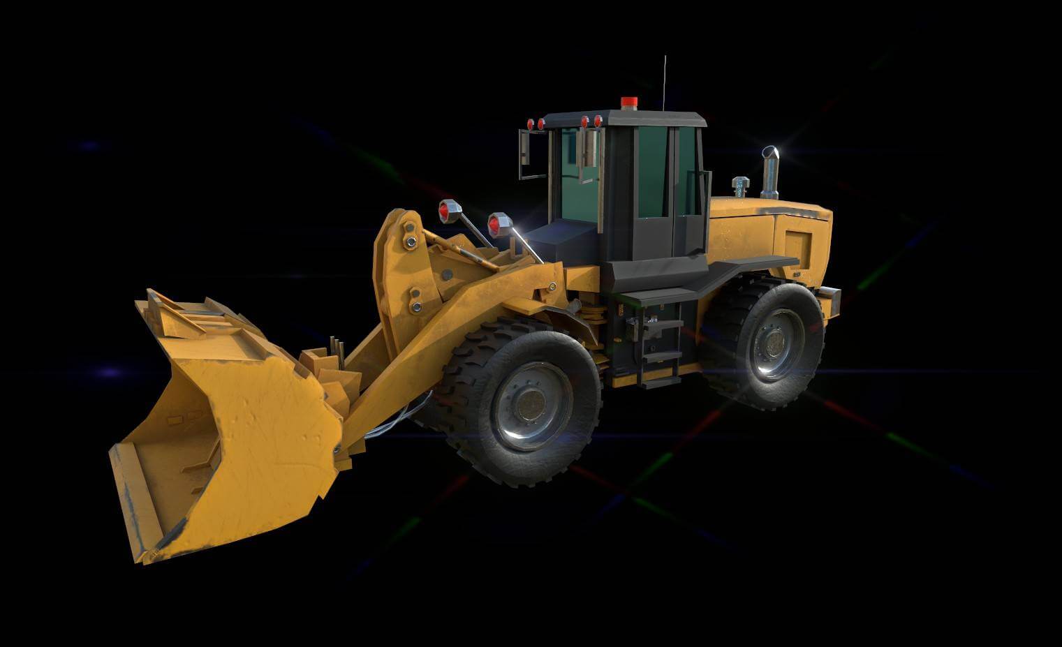 Wheel Loader - 3D Model by 3dstudio