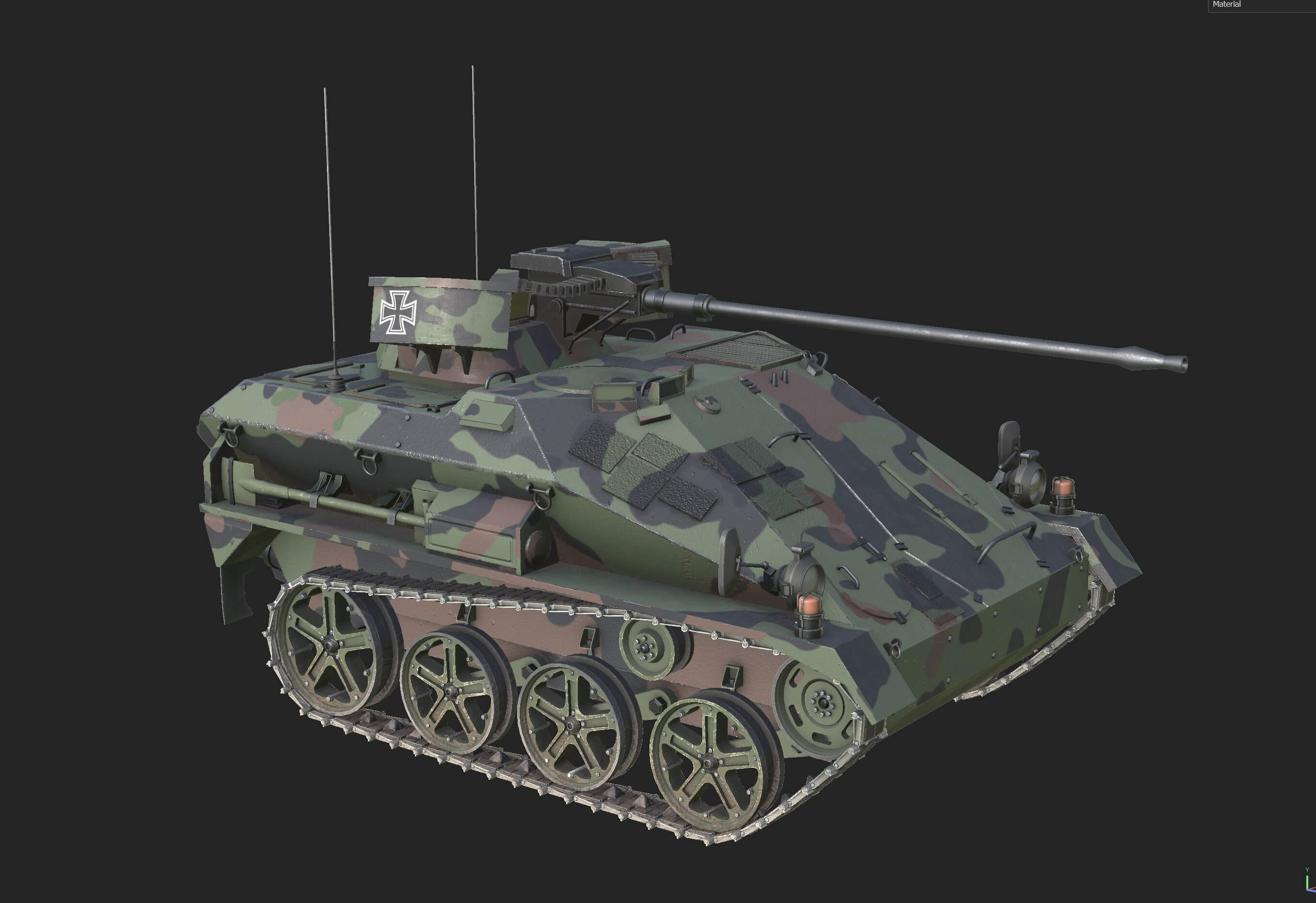 Wiesel Armored Weapons Carrier - 3D Model by 3dstudio