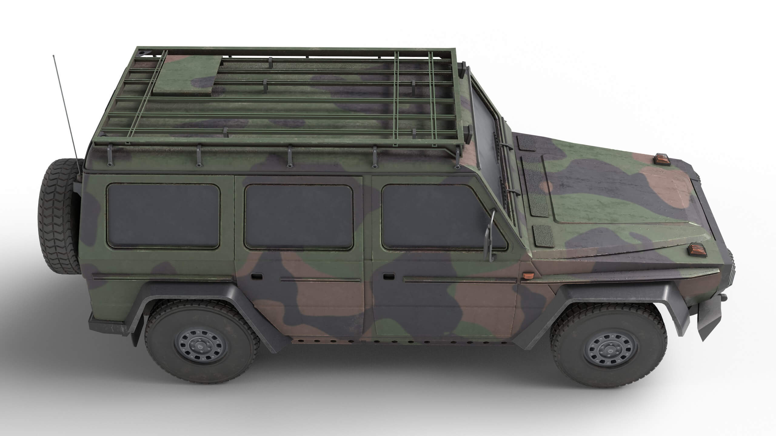 Wolf Ssa Armored Vehicle 3D Model by 3dstudio