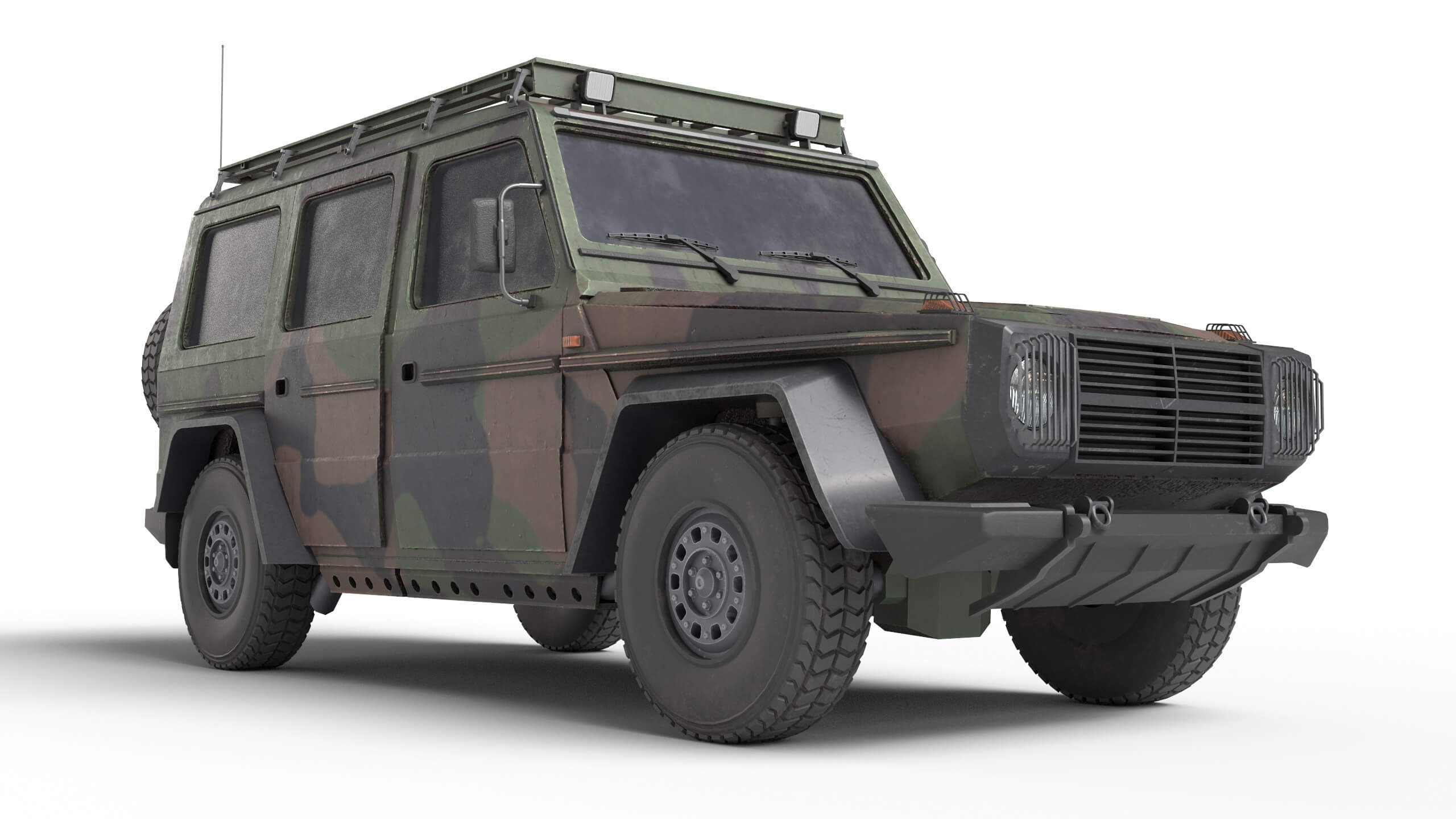 Wolf Ssa Armored Vehicle 3D Model by 3dstudio