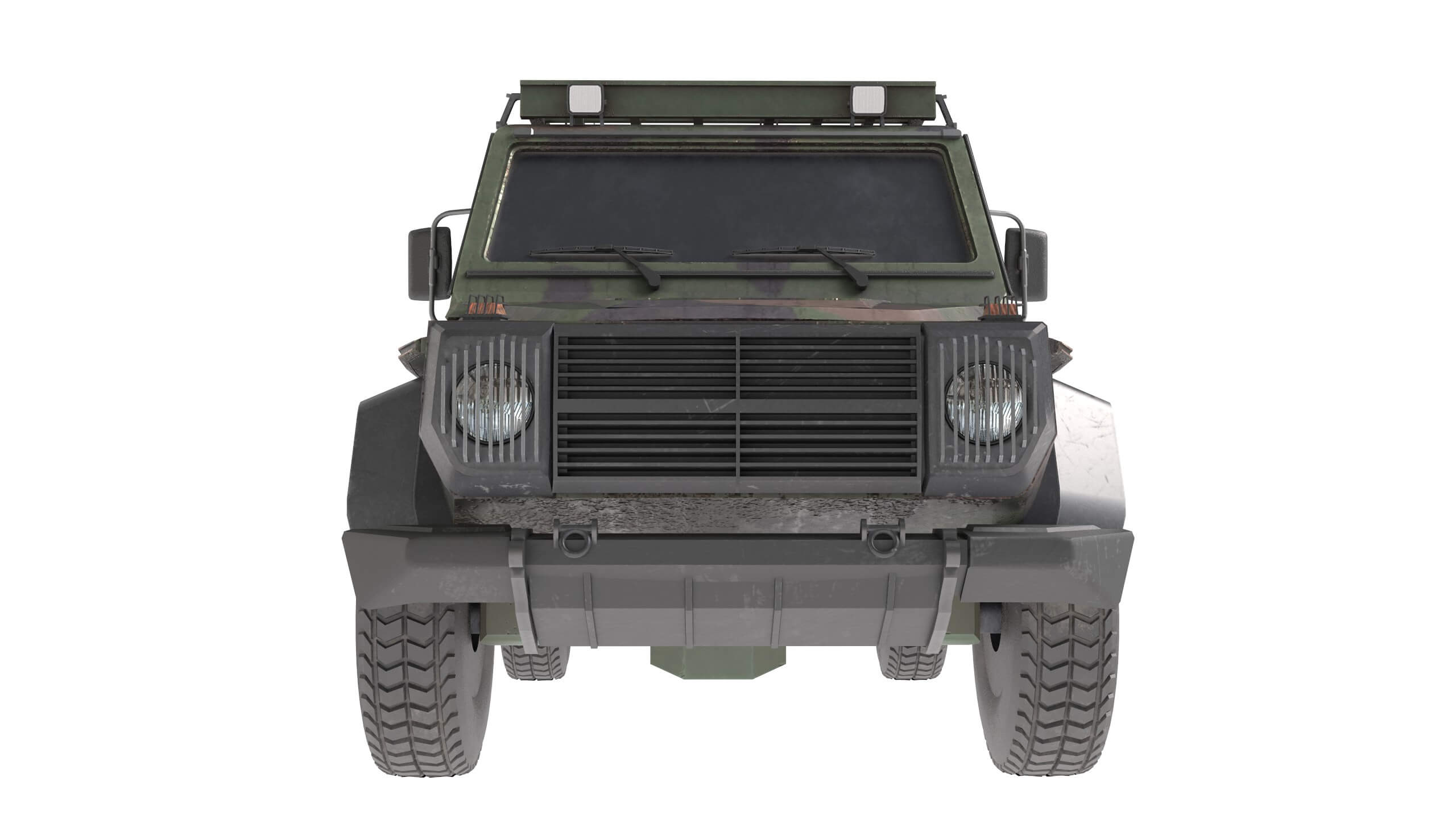 Wolf Ssa Armored Vehicle 3D Model by 3dstudio