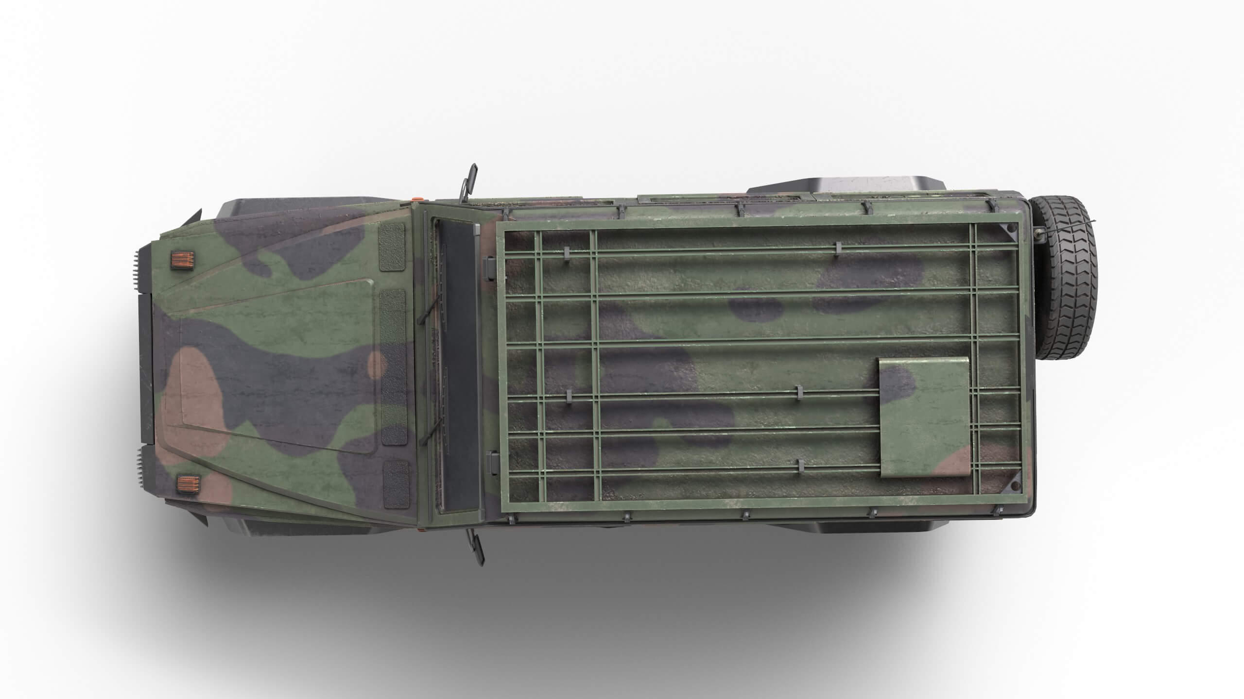 Wolf Ssa Armored Vehicle 3D Model by 3dstudio