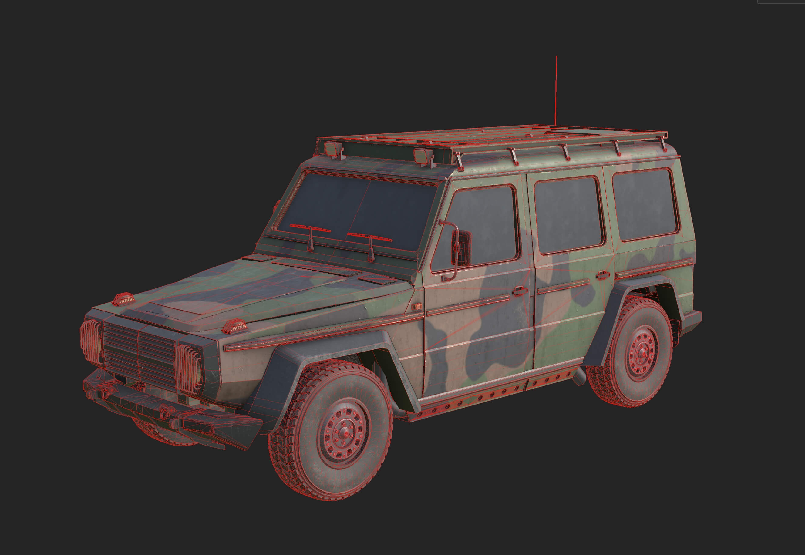 Wolf Ssa Armored Vehicle 3D Model by 3dstudio