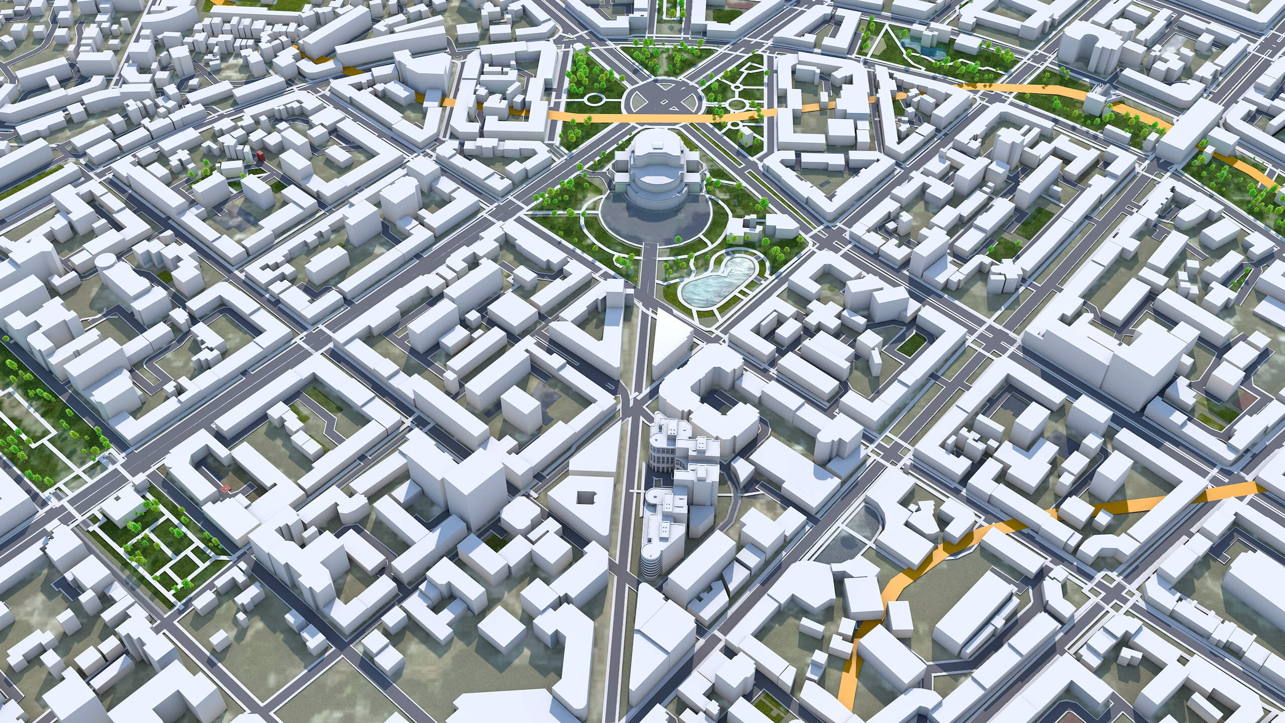 Yerevan, Armenia 60km - 3D Model by 3dstudio