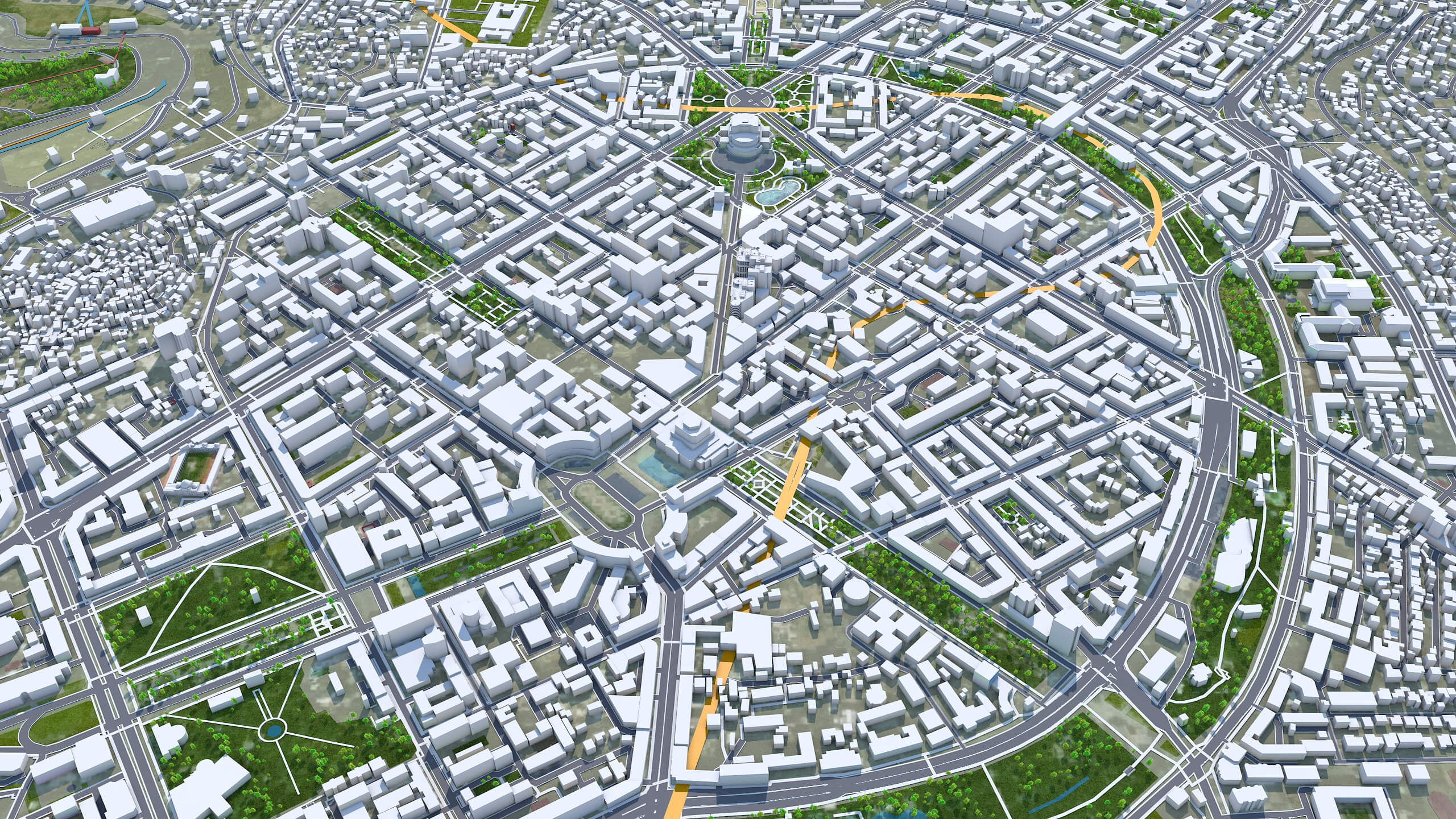 Yerevan, Armenia 60km - 3D Model by 3dstudio