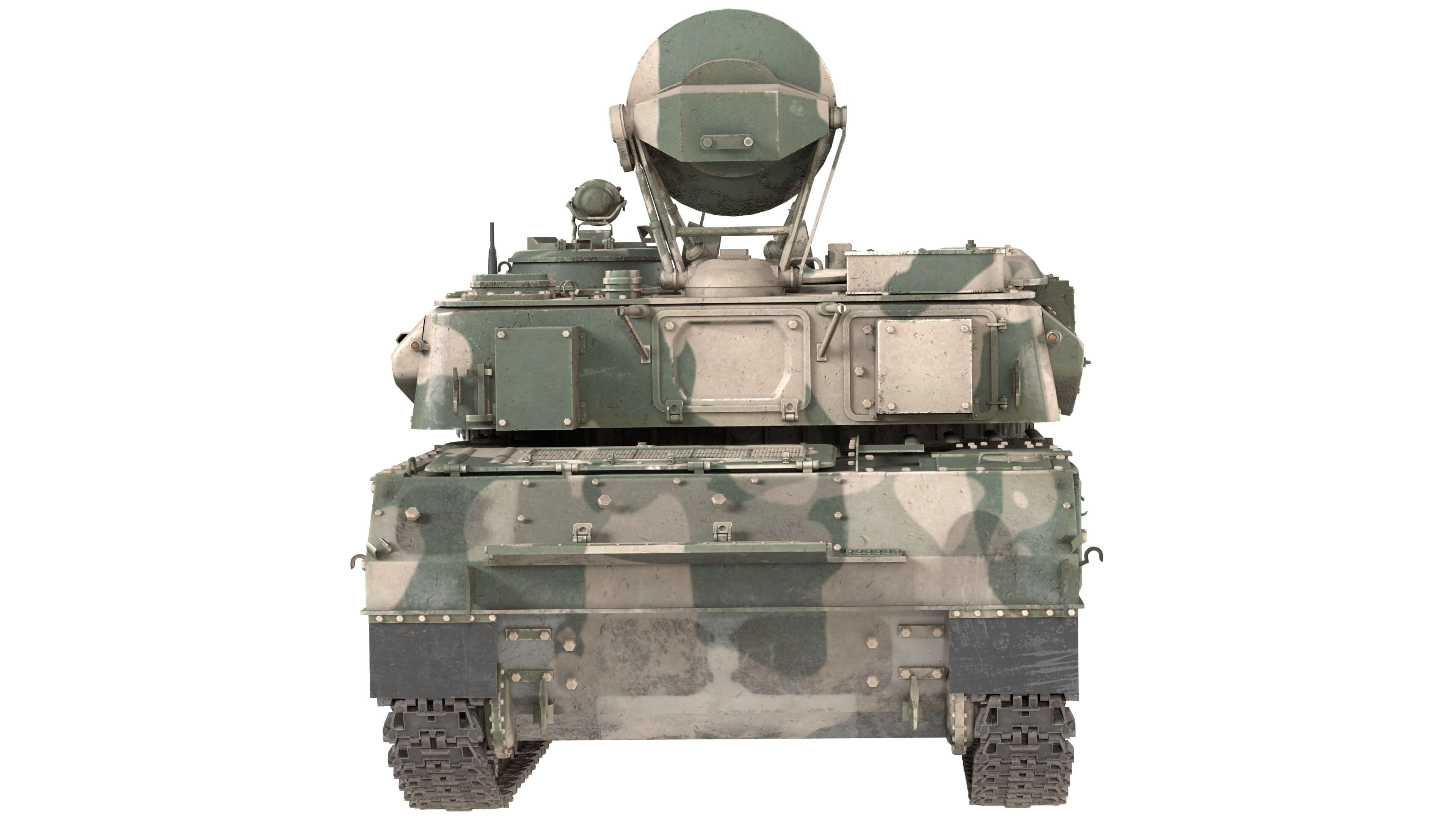 Zsu 23 4 Shilka Self Propelled Anti Aircraft Gun - 3D Model by 3dstudio