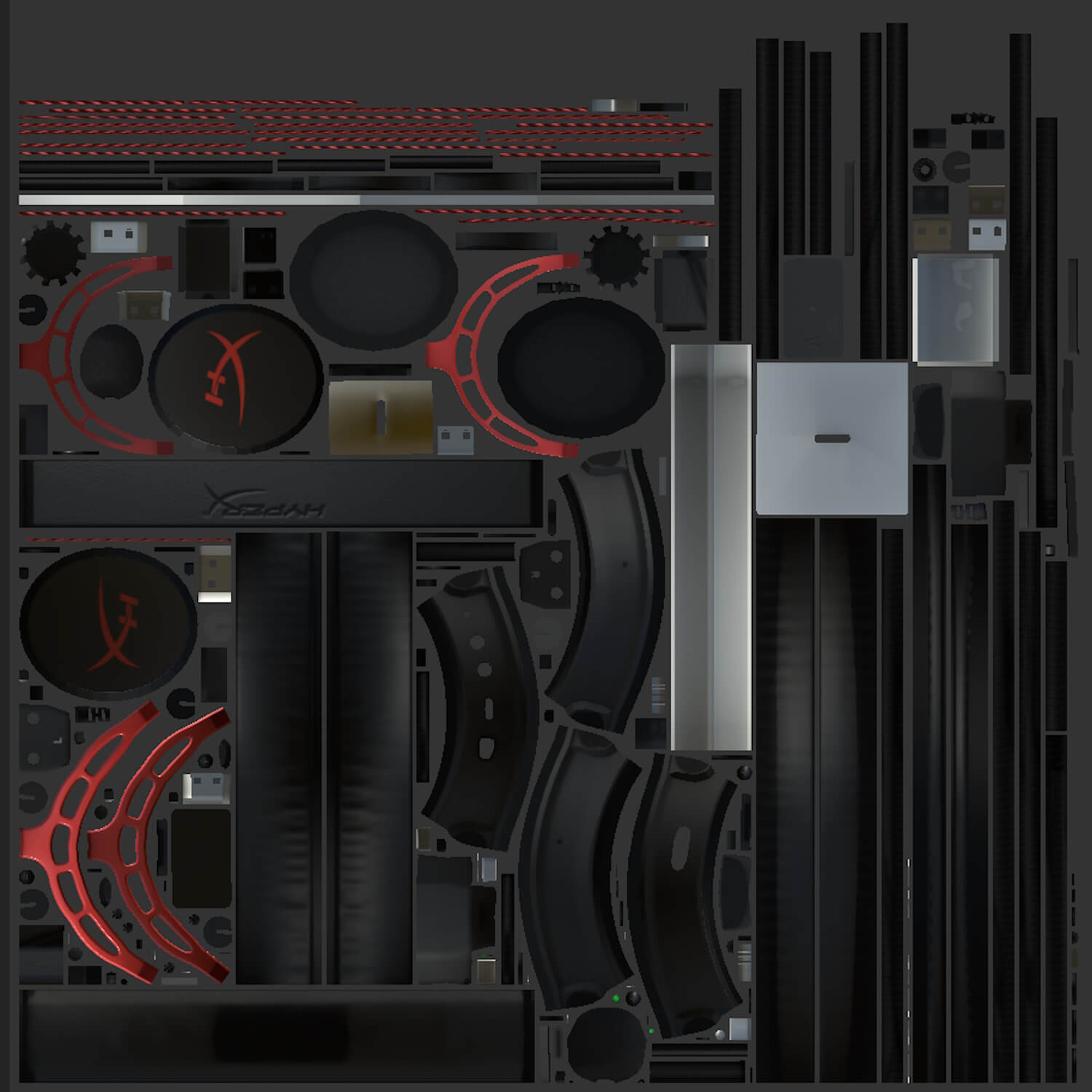Headphone HyperX Cloud Alpha Wireless - 3D Model by 3DSystemWorks