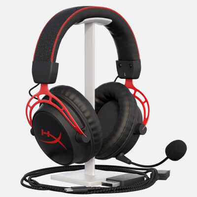 Headphone HyperX Cloud Alpha Wireless - 3D Model by 3DSystemWorks