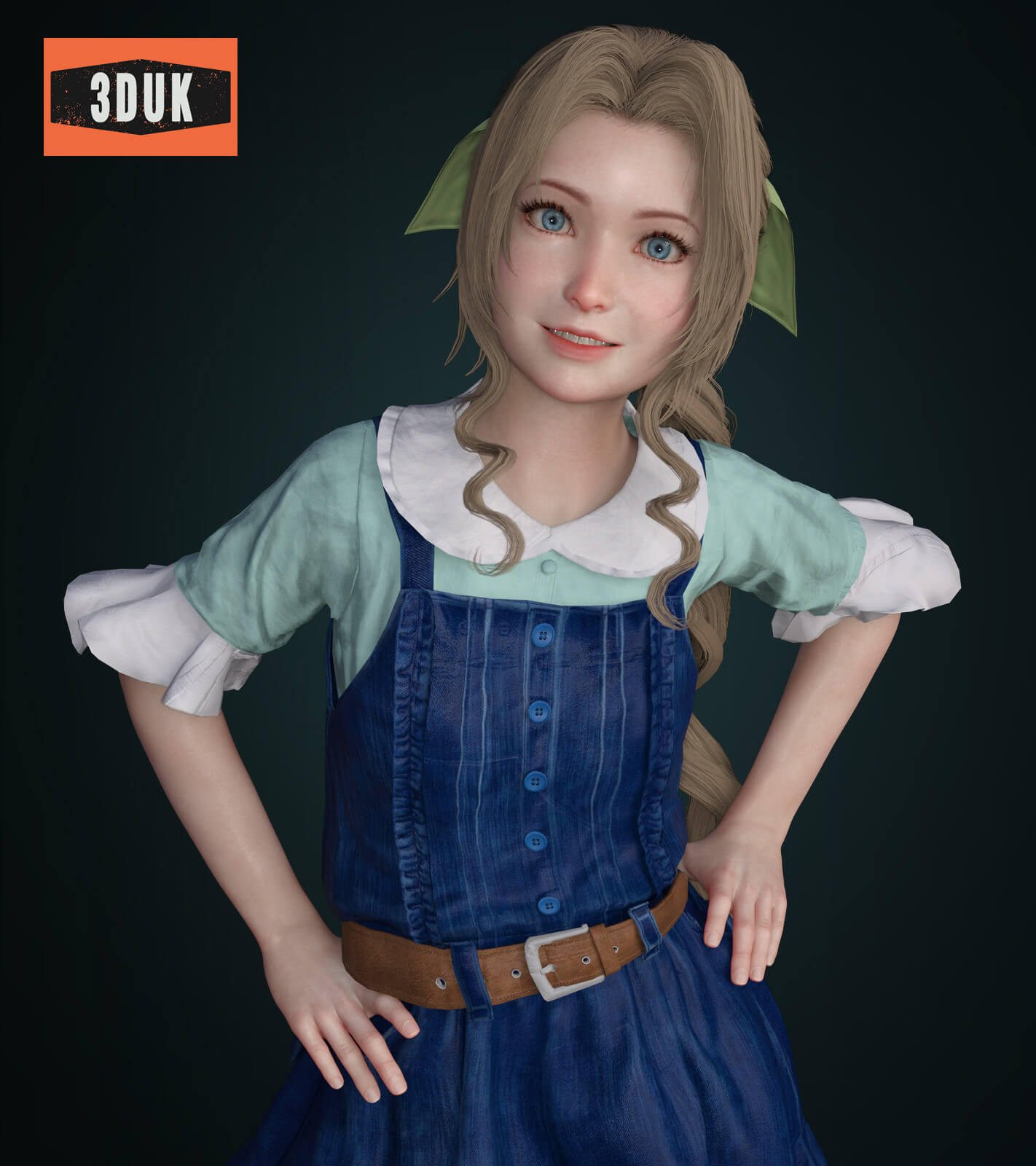 Aerith Child For G8F - Daz Content by 3DUK
