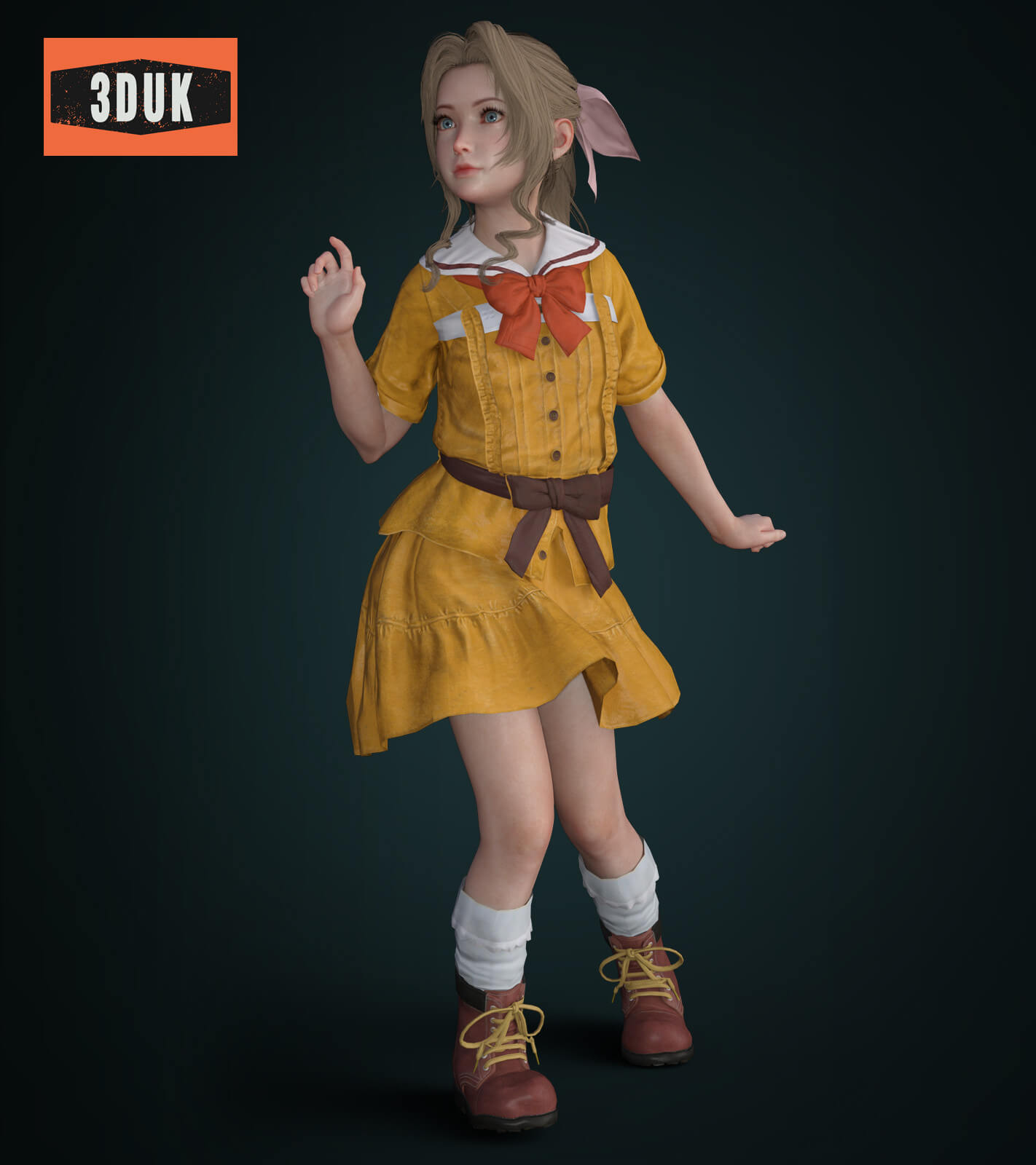 Aerith Child For G8F - Daz Content by 3DUK