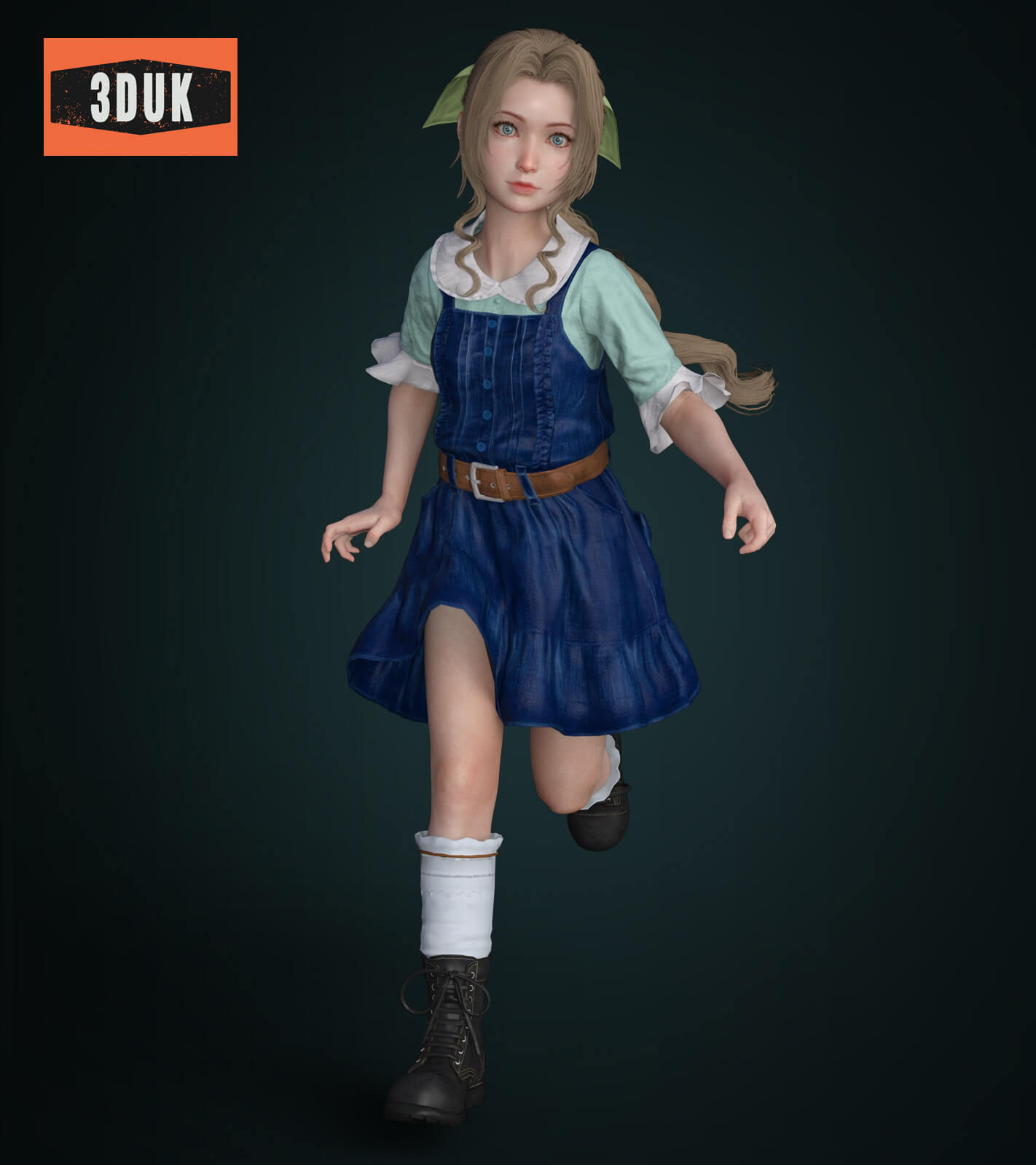 Aerith Child For G8F - Daz Content by 3DUK