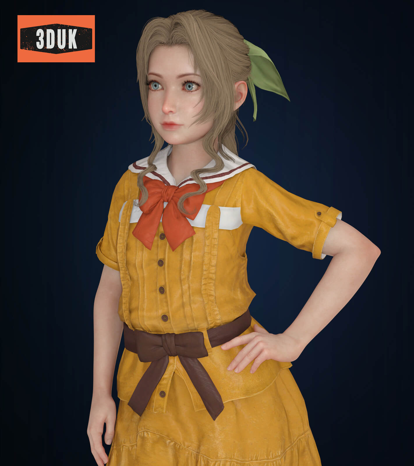 Aerith Child For G8F - Daz Content by 3DUK