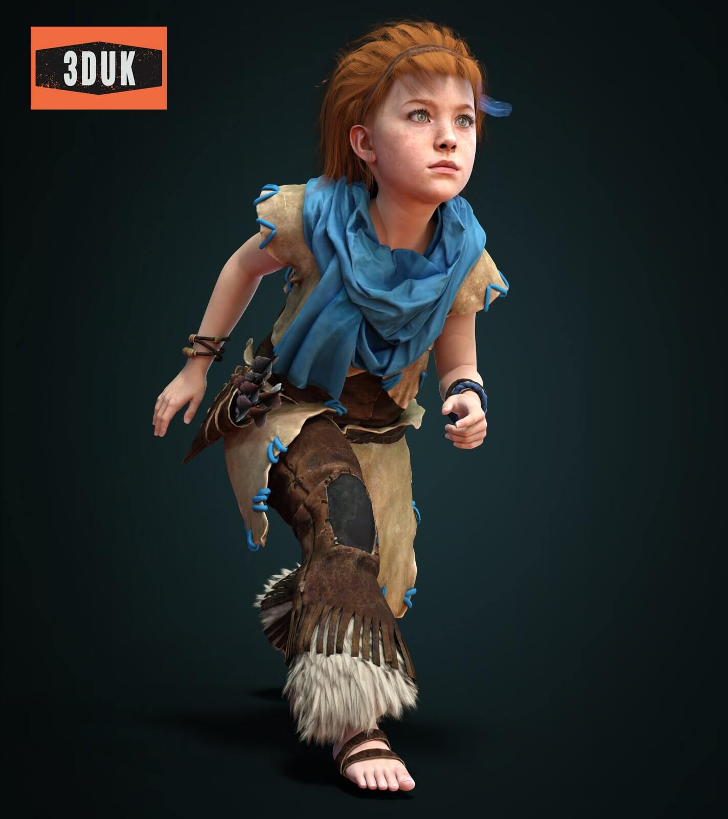 Aloy Child For G8F - Daz Content by 3DUK