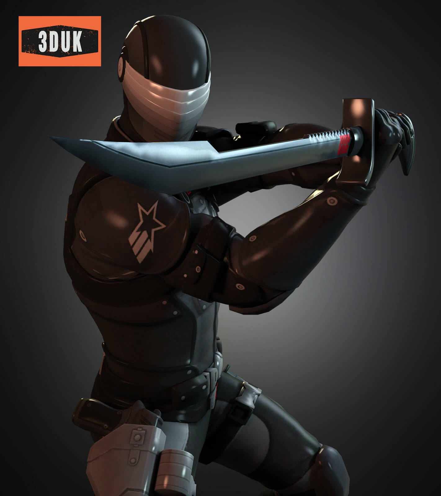 Snake Eyes Gi Joe Without Mask