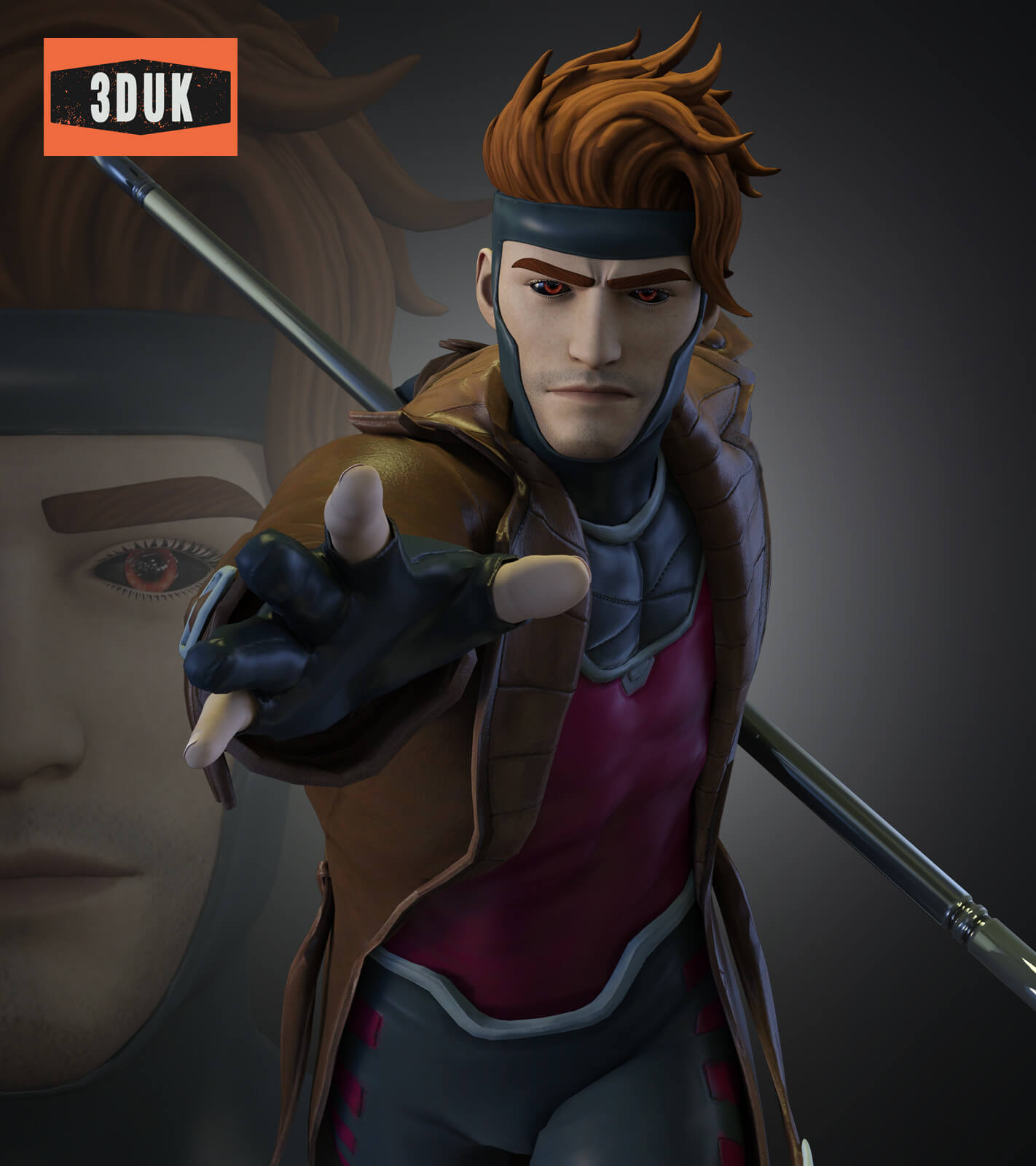 Gambit FN for G8M - Daz Content by 3DUK