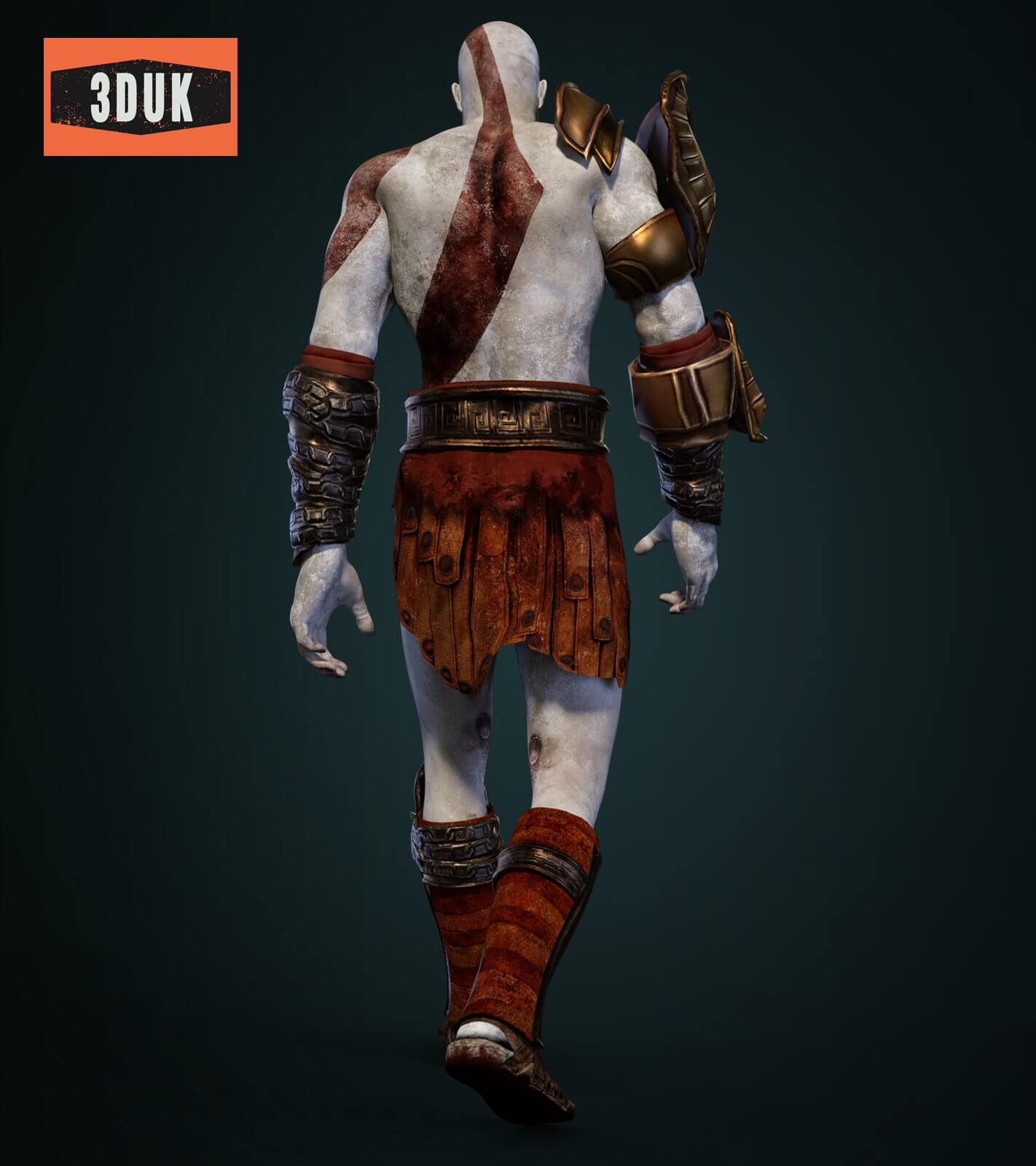 Kratos (God of War 3) For G8M - Daz Content by 3DUK