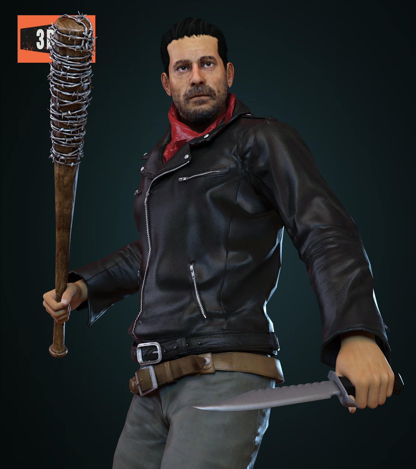 Negan For G8M - Daz Content by 3DUK