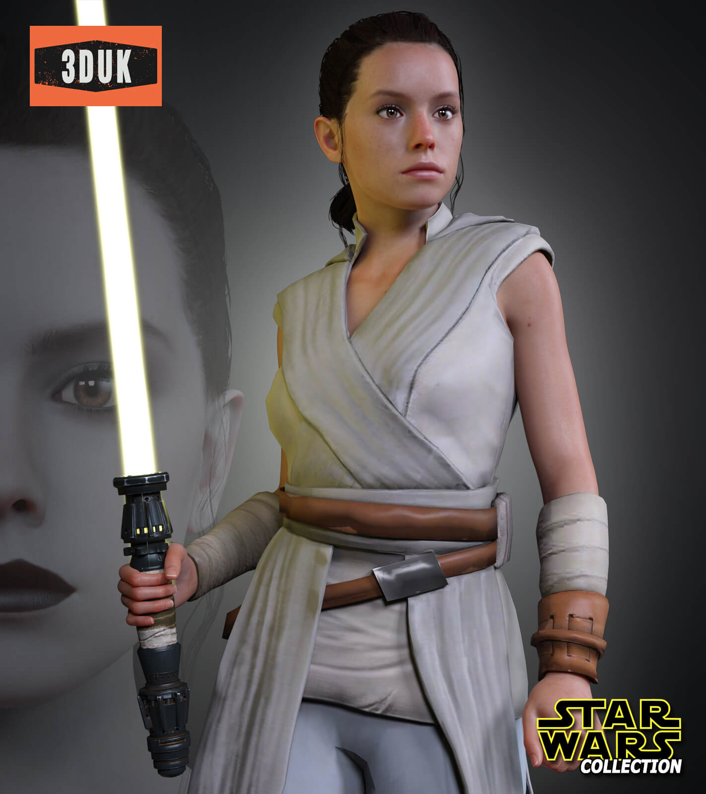 Rey Skywalker For G8F - Daz Content by 3DUK
