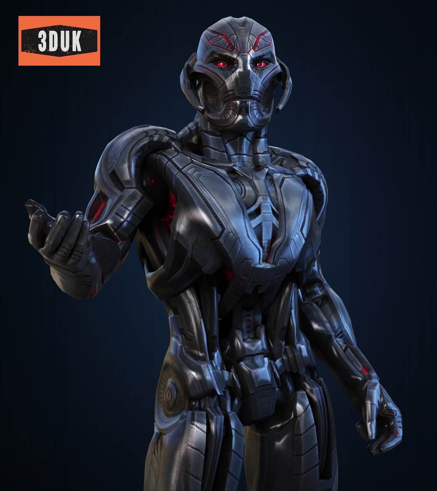 Ultron Prime Outfit For G8M - Daz Content by 3DUK