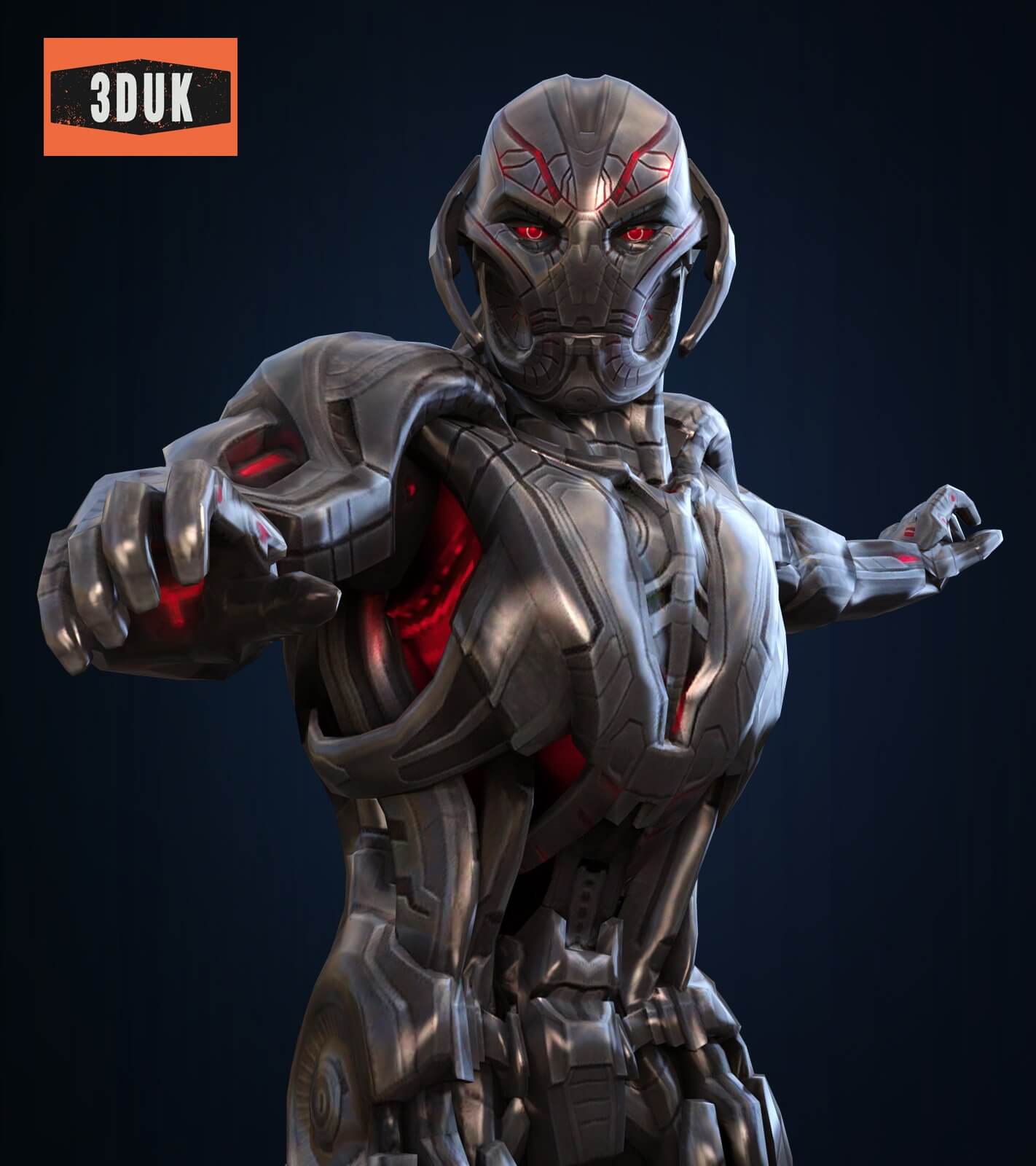Ultron Prime Outfit For G8M - Daz Content by 3DUK