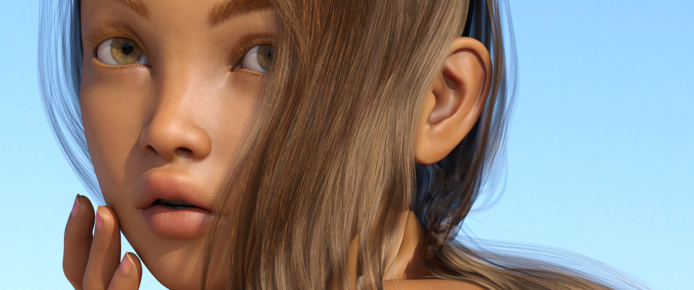 Lu 3D Render, Digital Art by 3dWeb