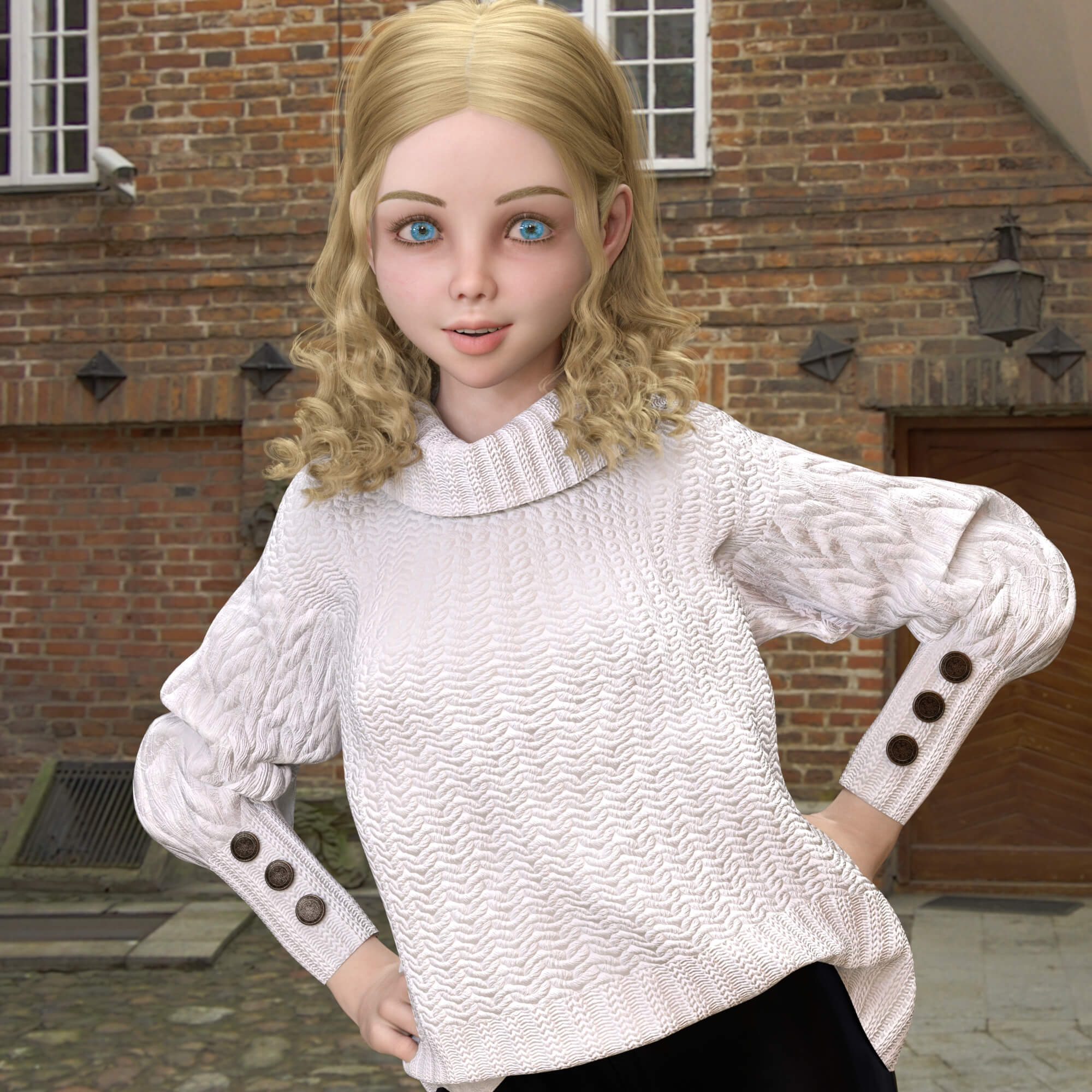 Luna 3D Render, Digital Art by 3dWeb