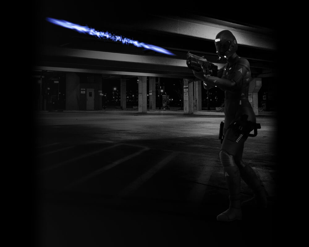 Laser Fight 3D Render, Digital Art by 3dxg